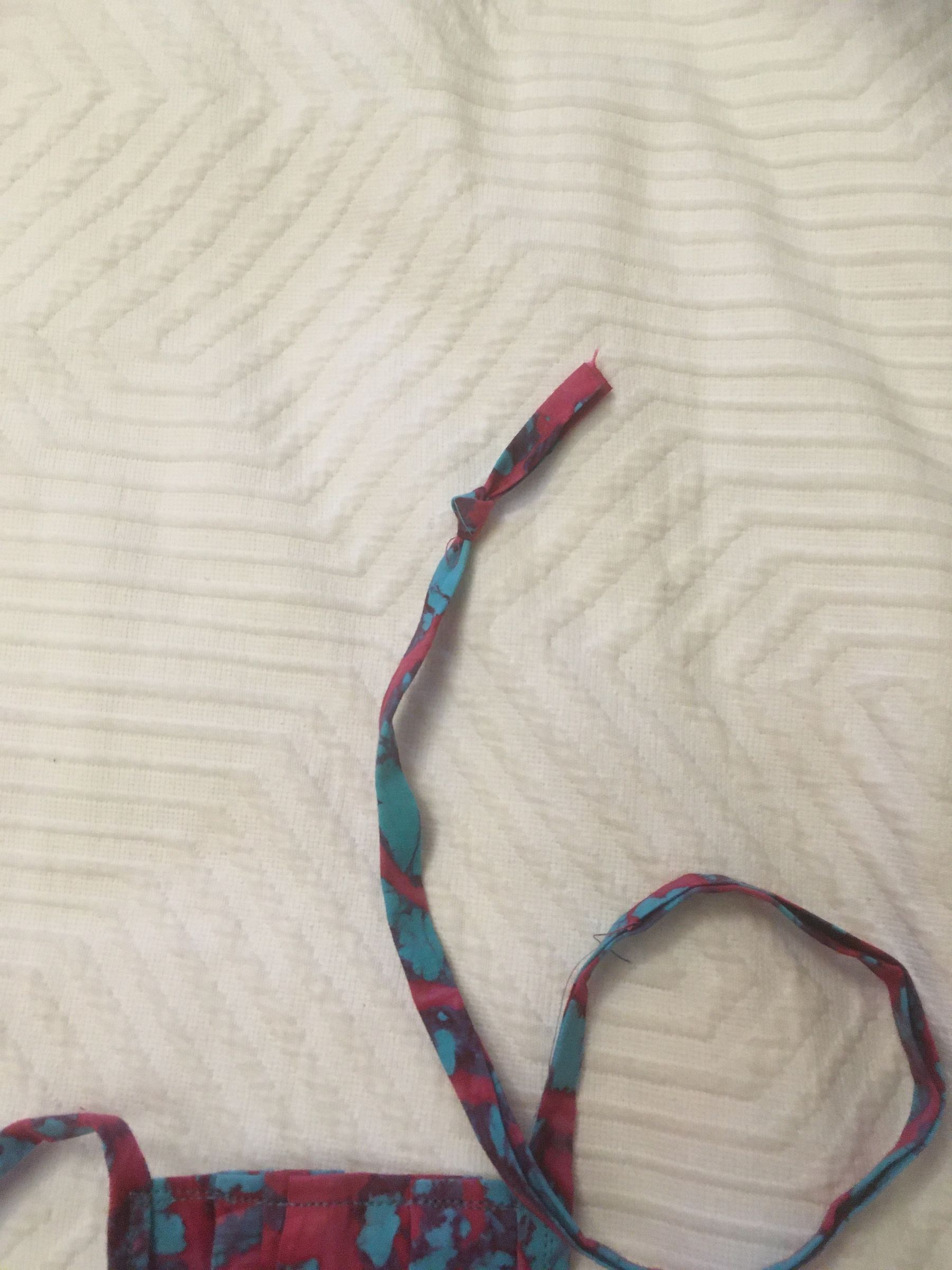 Fast and Easy Single-seam Pattern for Two-layer Cloth Mask With Ties ...