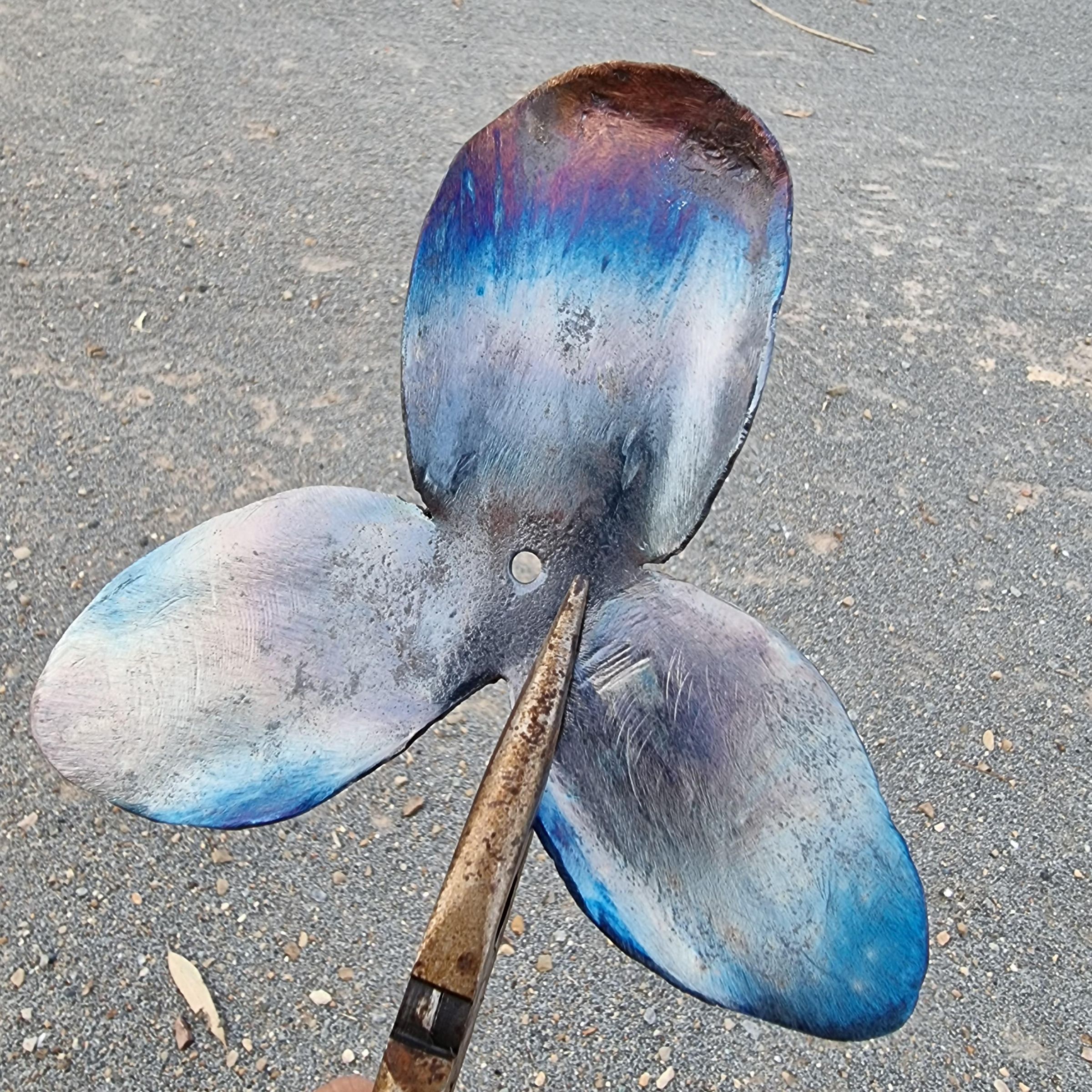 Orchid Made From Sheet Metal - Steel Garden Art Sculpture : 6 Steps ...