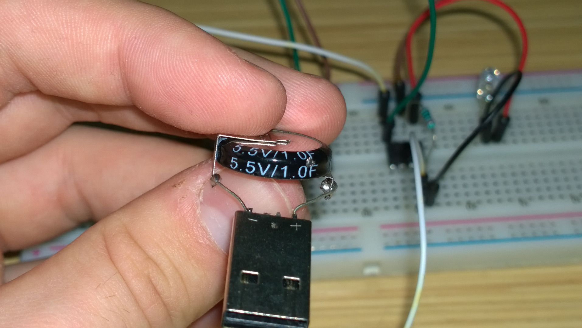 Supercapacitor Programmable Attiny LED Flashlight : 4 Steps (with ...