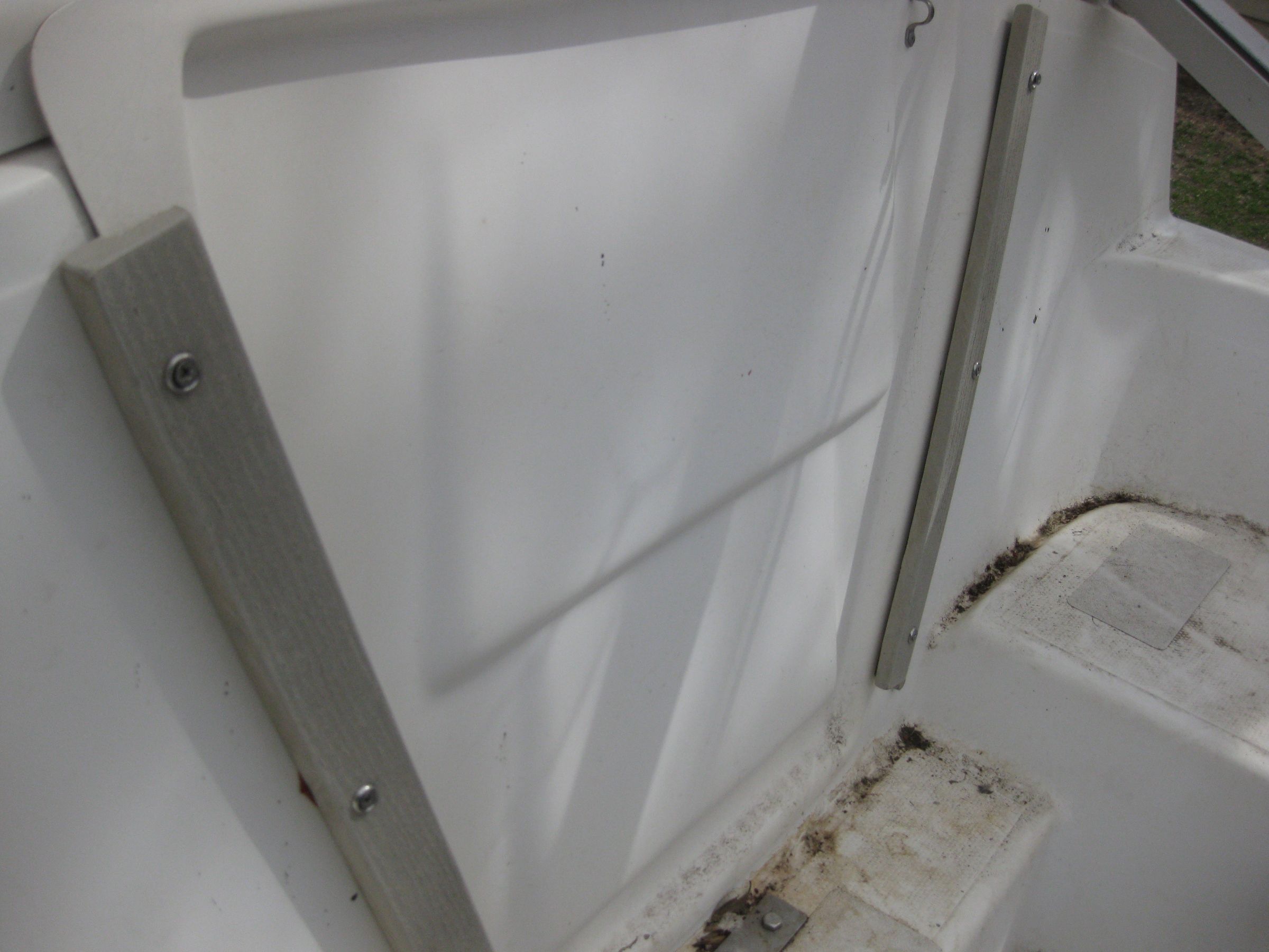 Replace Wood Hatch Slides on Sailboat With Composite Decking Material ...