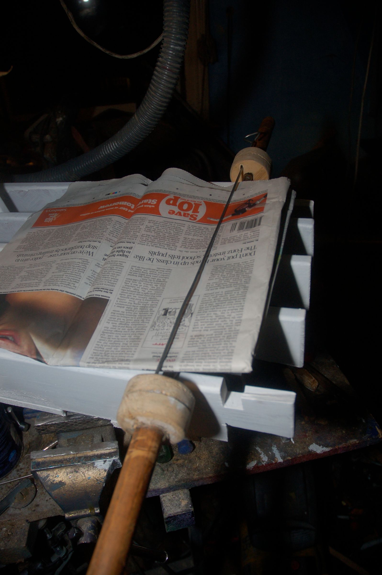 The Rollogator, for Turning Wetted Newspapers Into Woodburner 'logs ...