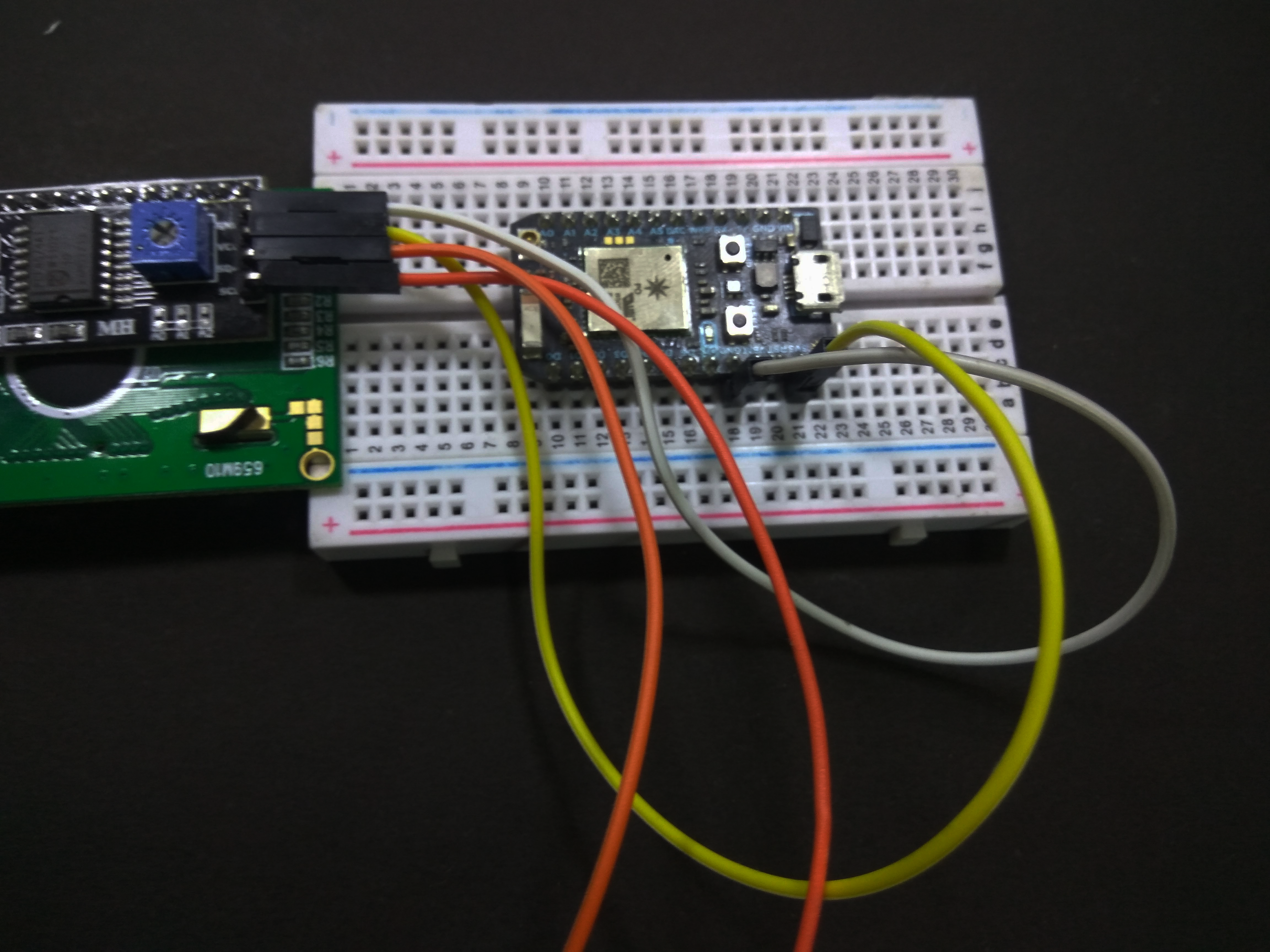 Photon:Connect LCD With I2C : 4 Steps (with Pictures) - Instructables