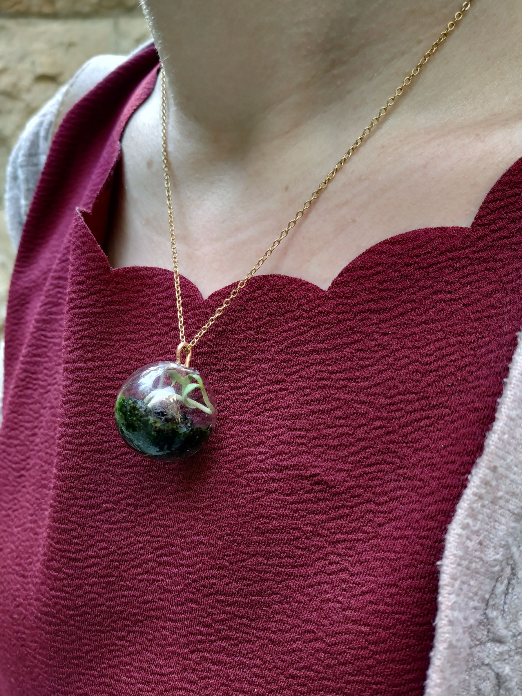 YOLO Necklace - Tiny Garden on a Necklace : 3 Steps (with Pictures ...
