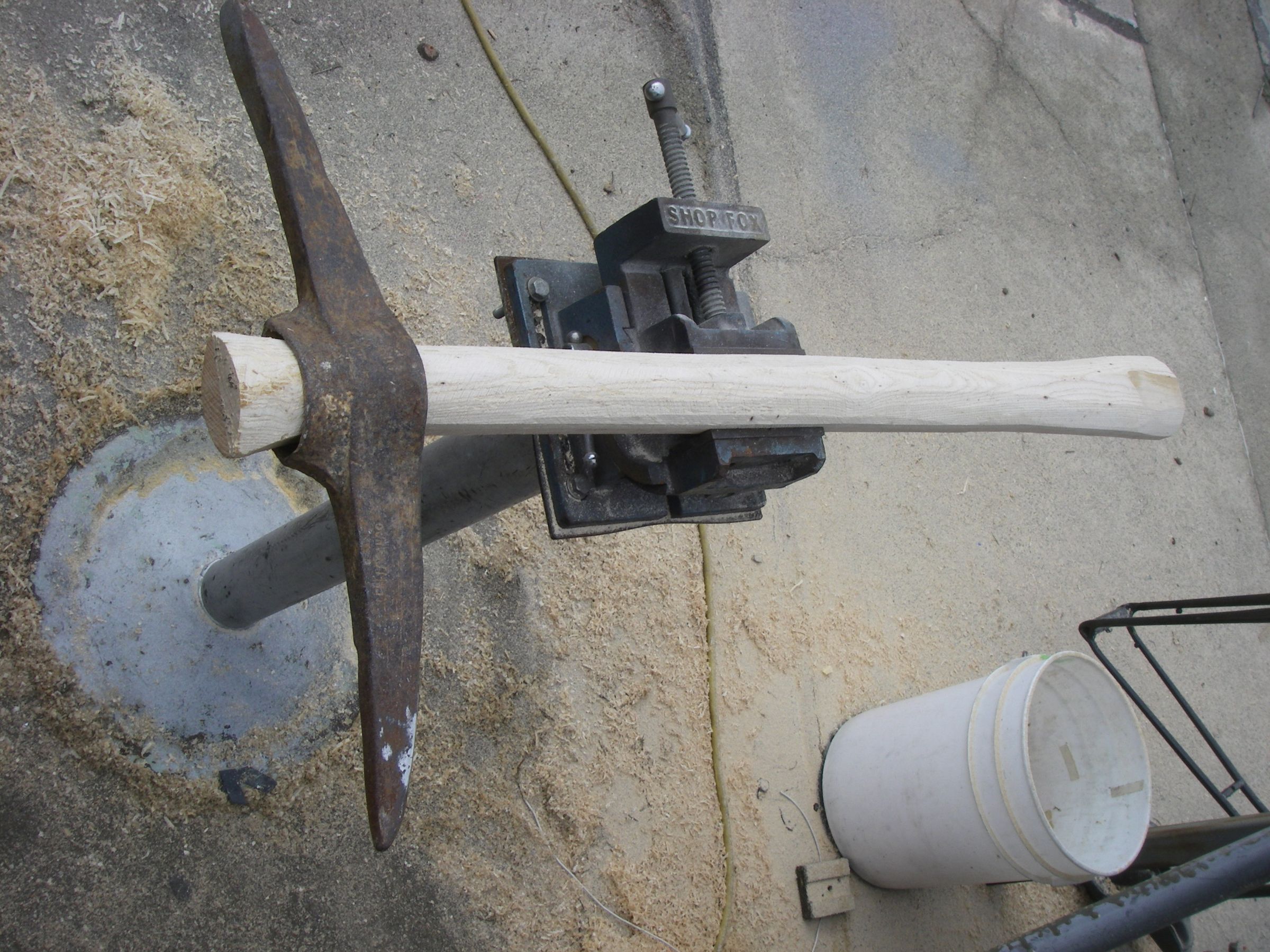 Make a Pick Handle From Scrap Hardwood : 10 Steps (with Pictures ...