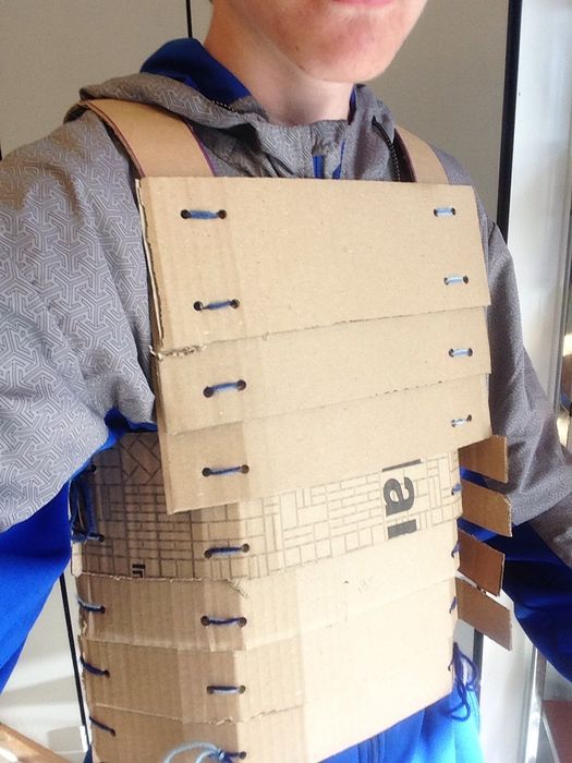 Cardboard Samurai Armor : 10 Steps - Instructables