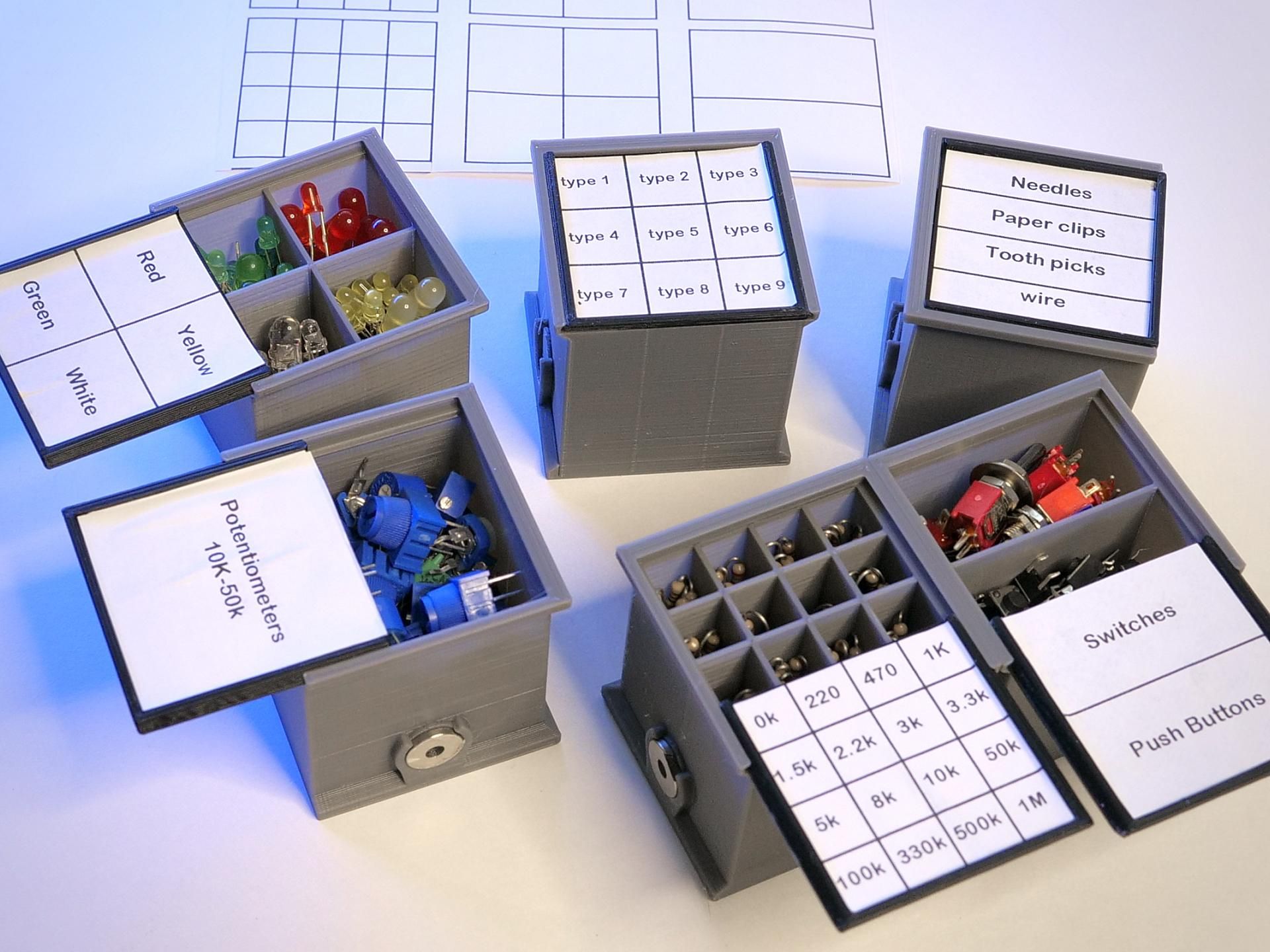 Organize Small Things Like Electronic Parts (with Pictures) - Instructables