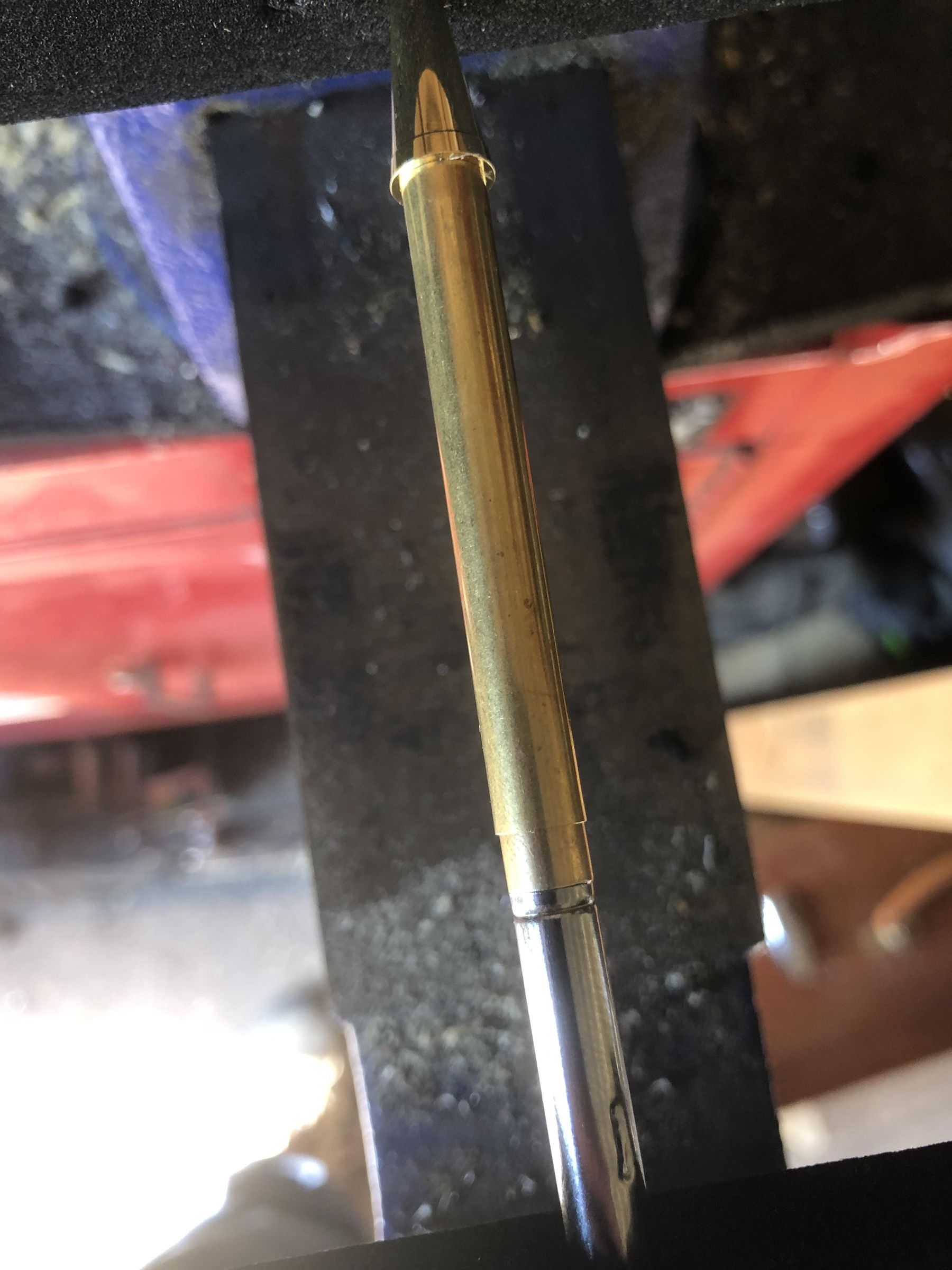 Brass Pen 1 Piece Hexagonal With Engraved Instructables Logo : 4 Steps ...