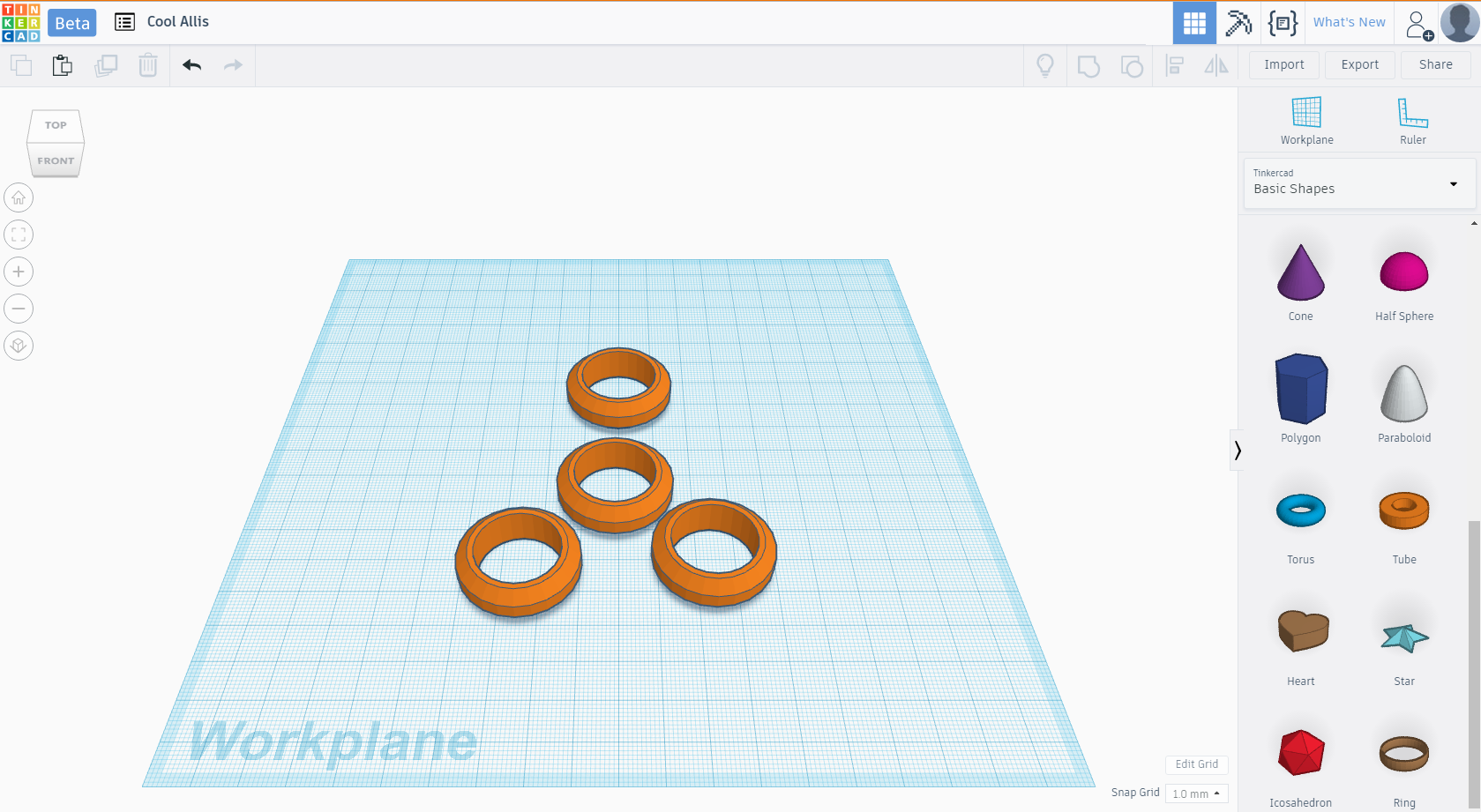 3d Printed Fidget Spinner Design Tinkercad : 5 Steps (with Pictures ...