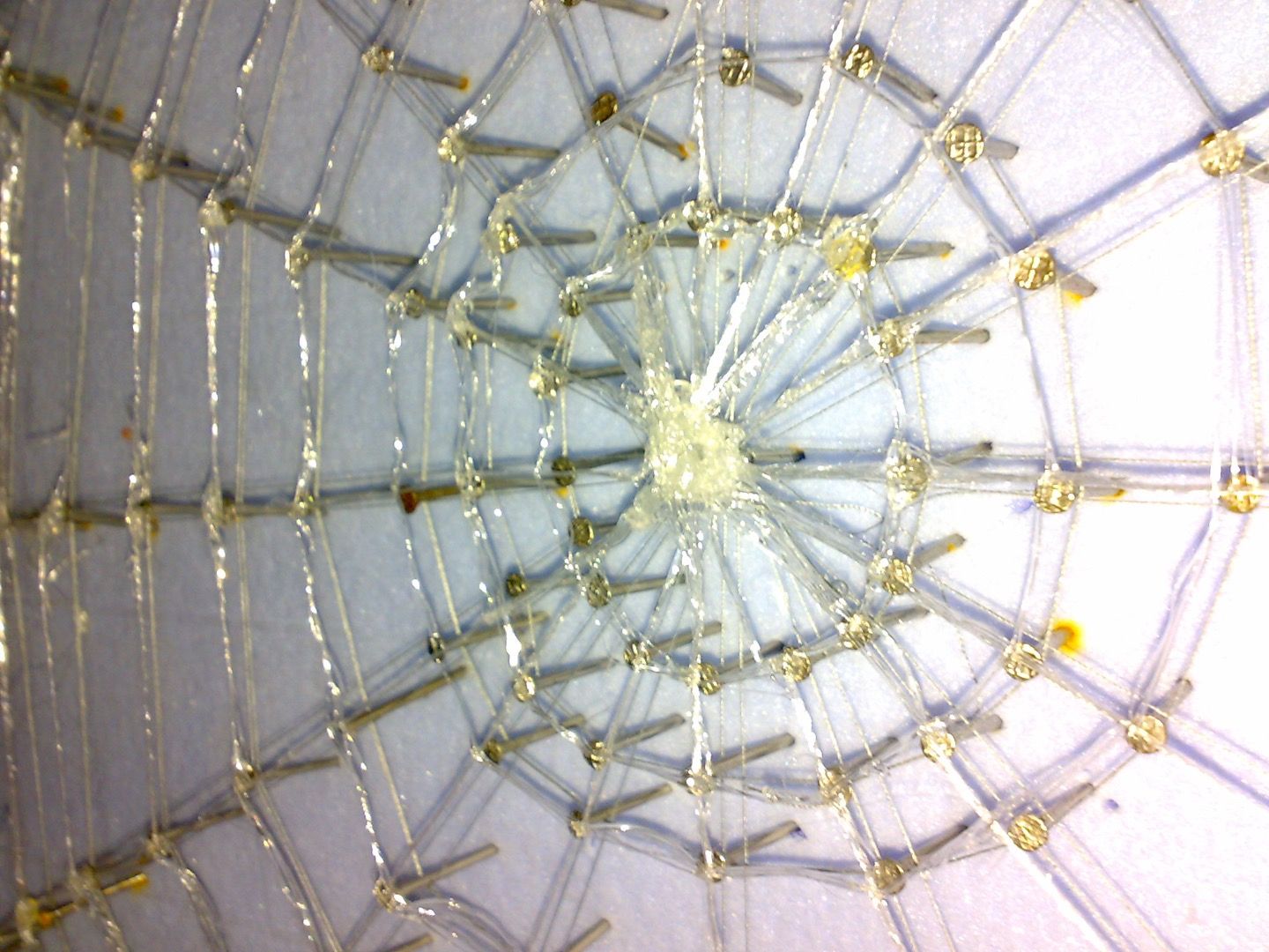 Artificial Spider Web Creation With Hot Glue : 8 Steps - Instructables