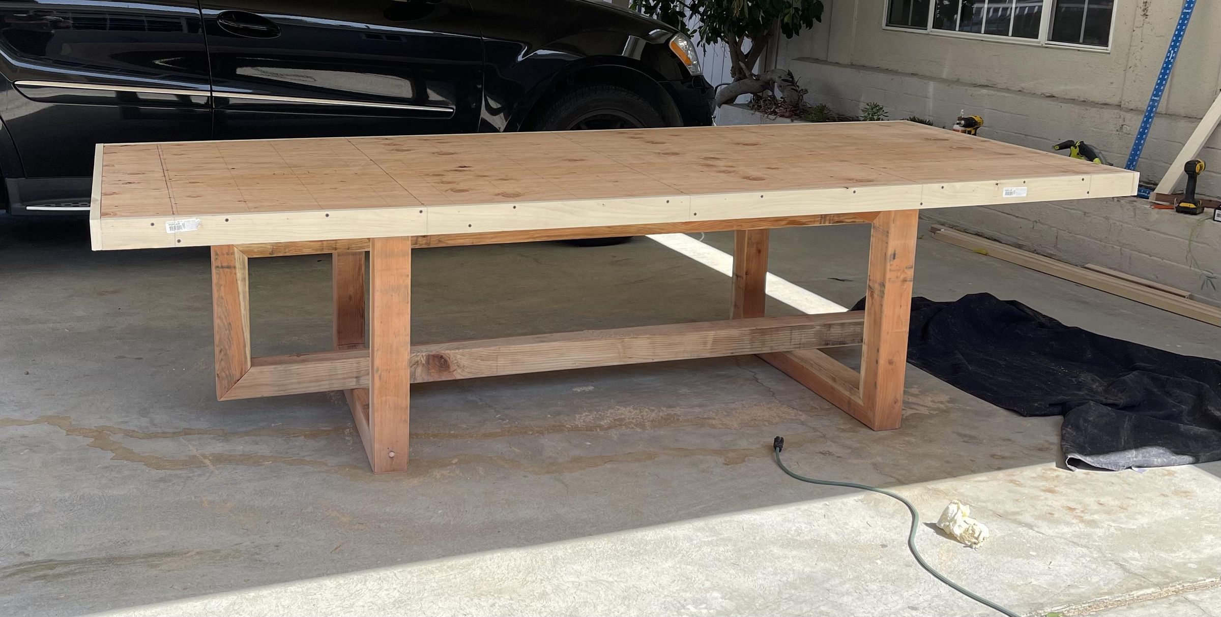 Geometric Dining Table Build “Concrete” : 8 Steps (with Pictures ...