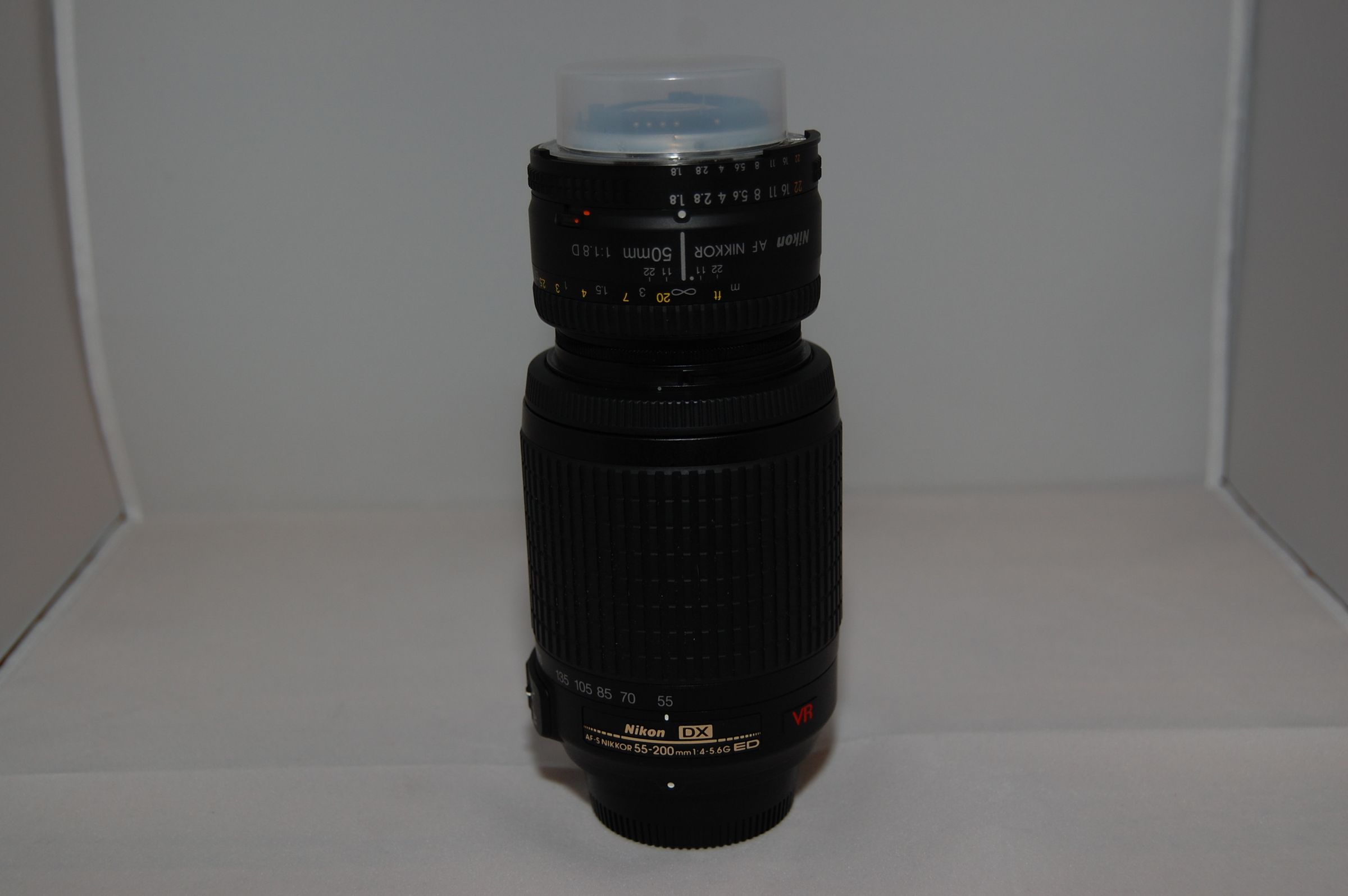 Double Lens Reverse Macro for an SLR. : 5 Steps - Instructables