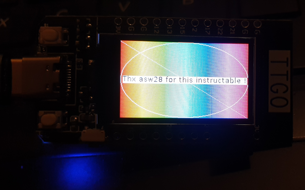 TTGO (color) Display With Micropython (TTGO T-display) : 6 Steps ...