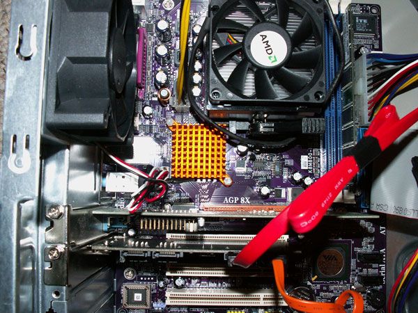Add a Fan to a Computer Heat Sink - No Screws Required : 5 Steps ...