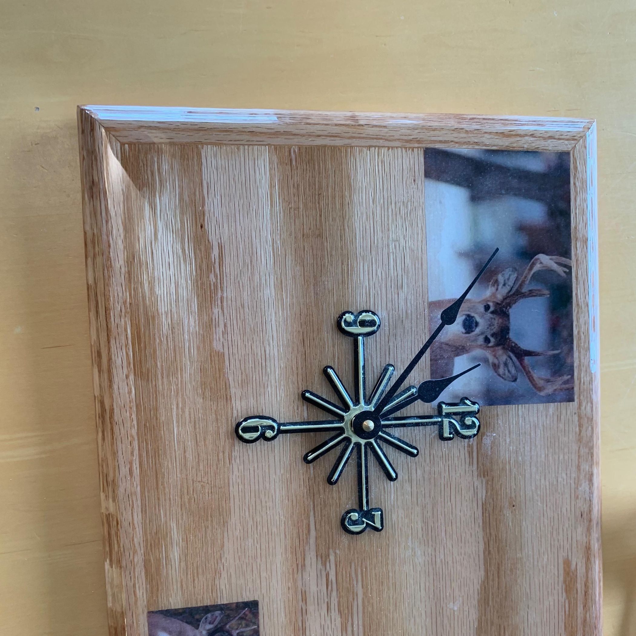 Clear-coated Picture Clock : 4 Steps - Instructables