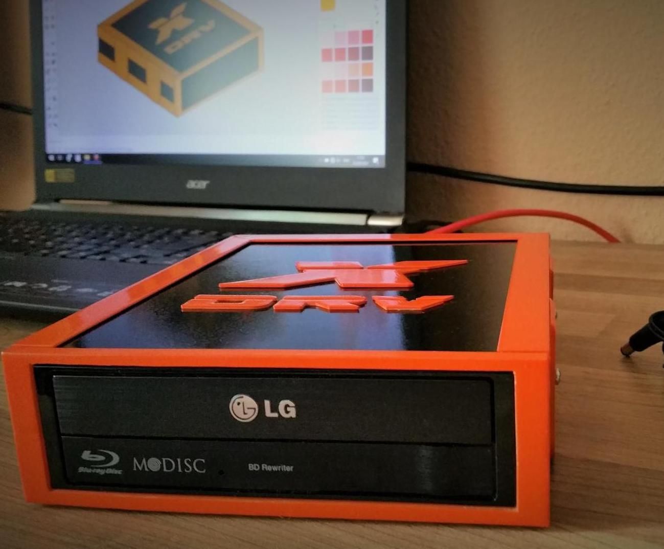 USB3.0 External Case for 5.25" Blu-ray Drives : 6 Steps - Instructables