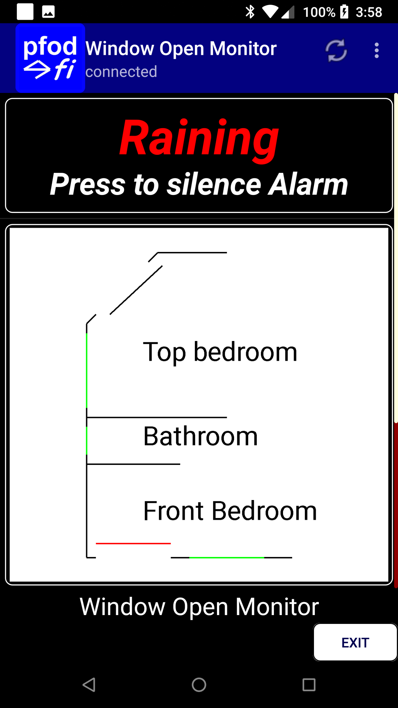 BLE Window/Door Open Detector and Rain Detector. Long Lasting BLE ...