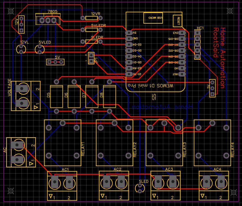 Home Automation Step by Step Using Wemos D1 Mini With PCB Design ...