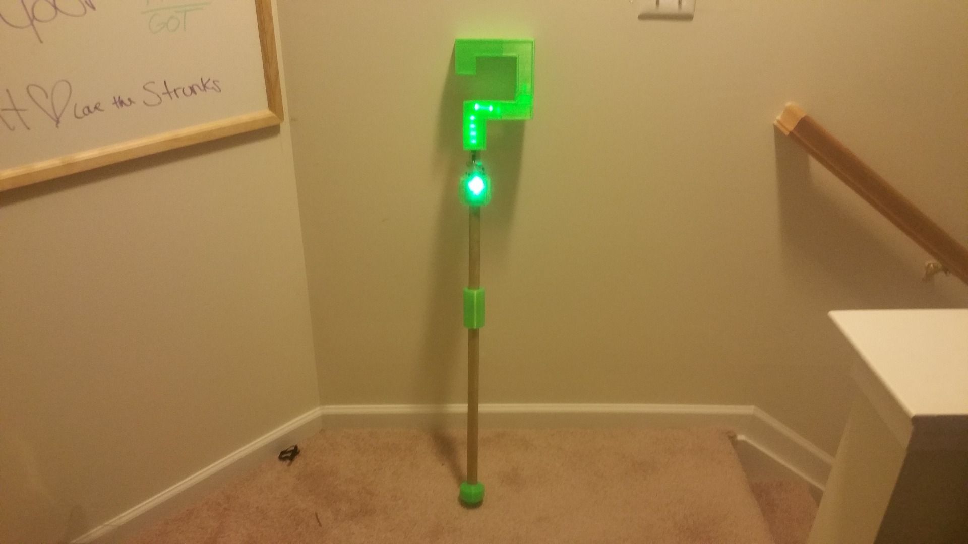 Light Up Riddler Cane: 3D Printed : 8 Steps (with Pictures) - Instructables
