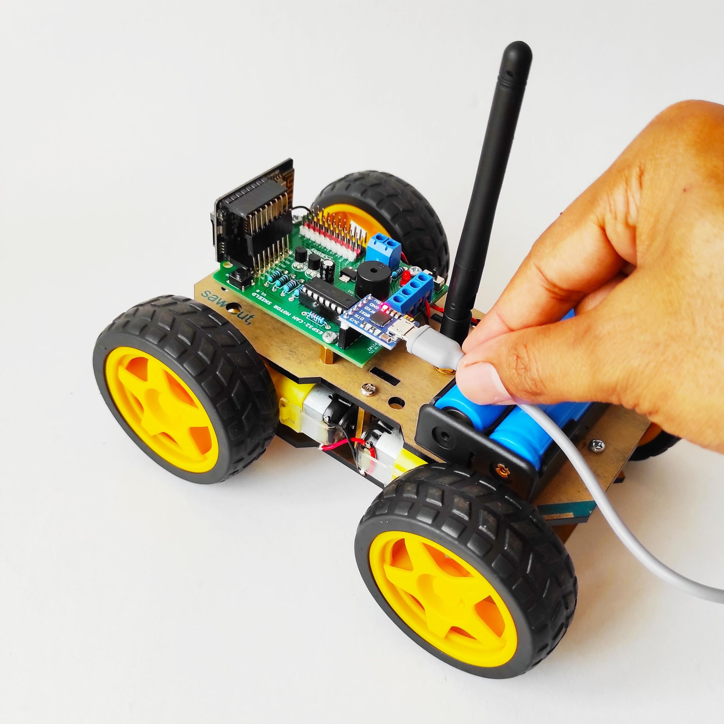 DIY ESP32 Camera Motor Shield - Wifi Camera Robot Car : 13 Steps (with ...