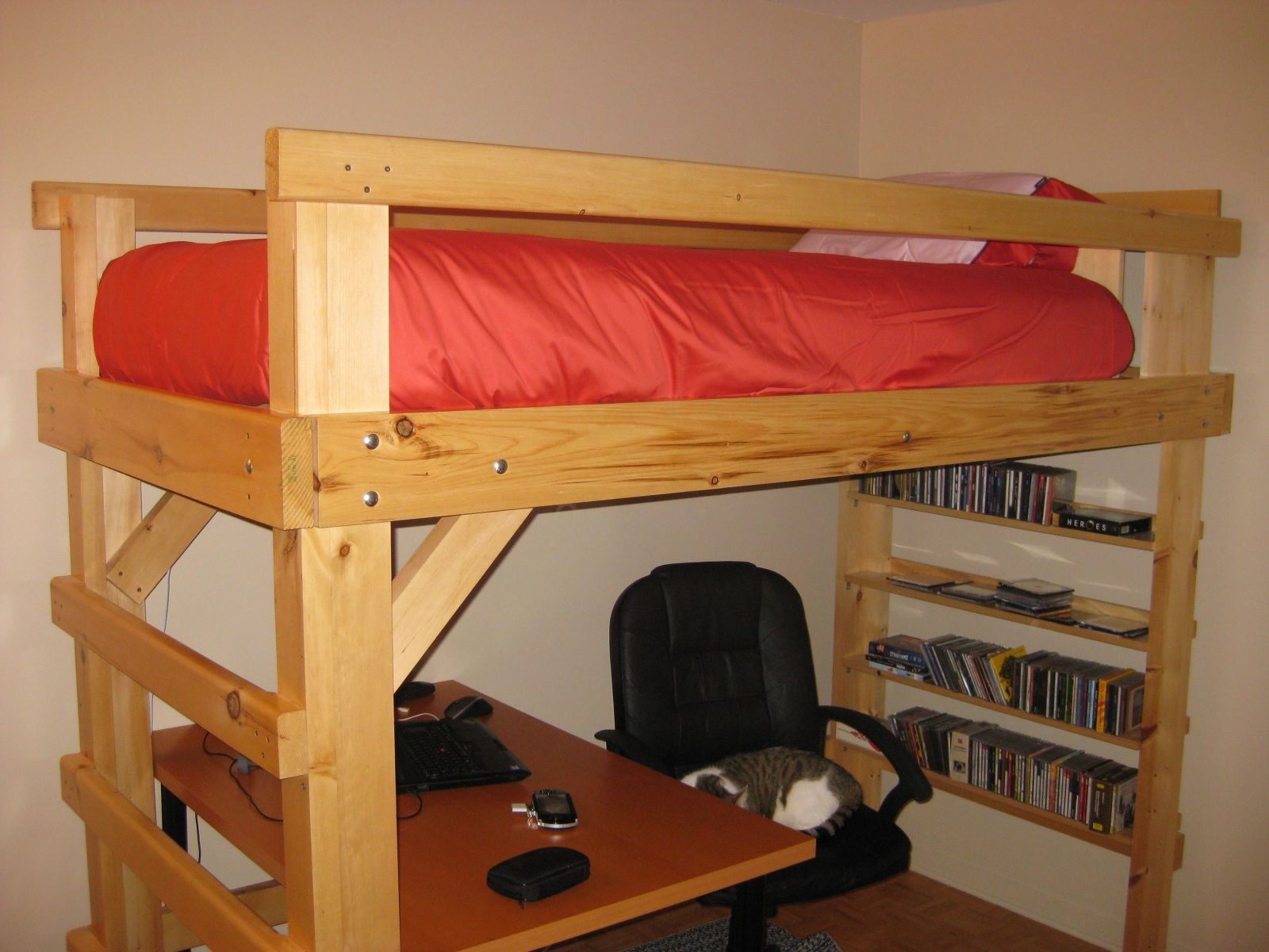 College Bed Loft (Twin XL) : 9 Steps (with Pictures) - Instructables