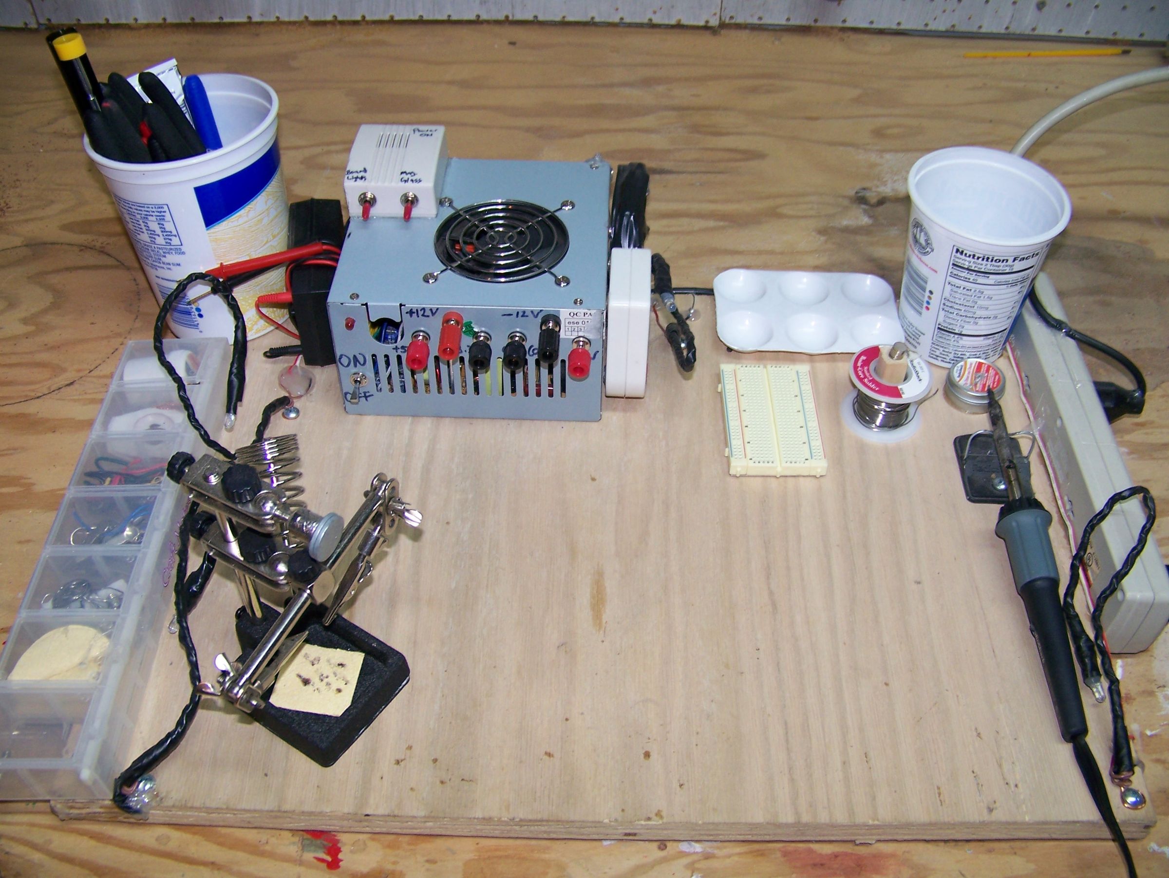 Powered Project Board/Soldering Station : 9 Steps - Instructables
