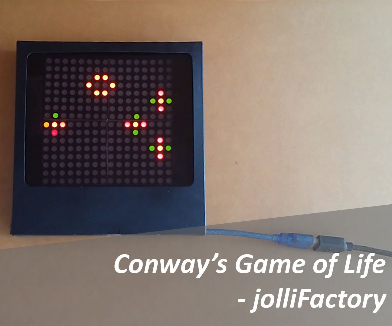Arduino Based Bi-color LED Matrix Game of Life : 5 Steps (with Pictures ...