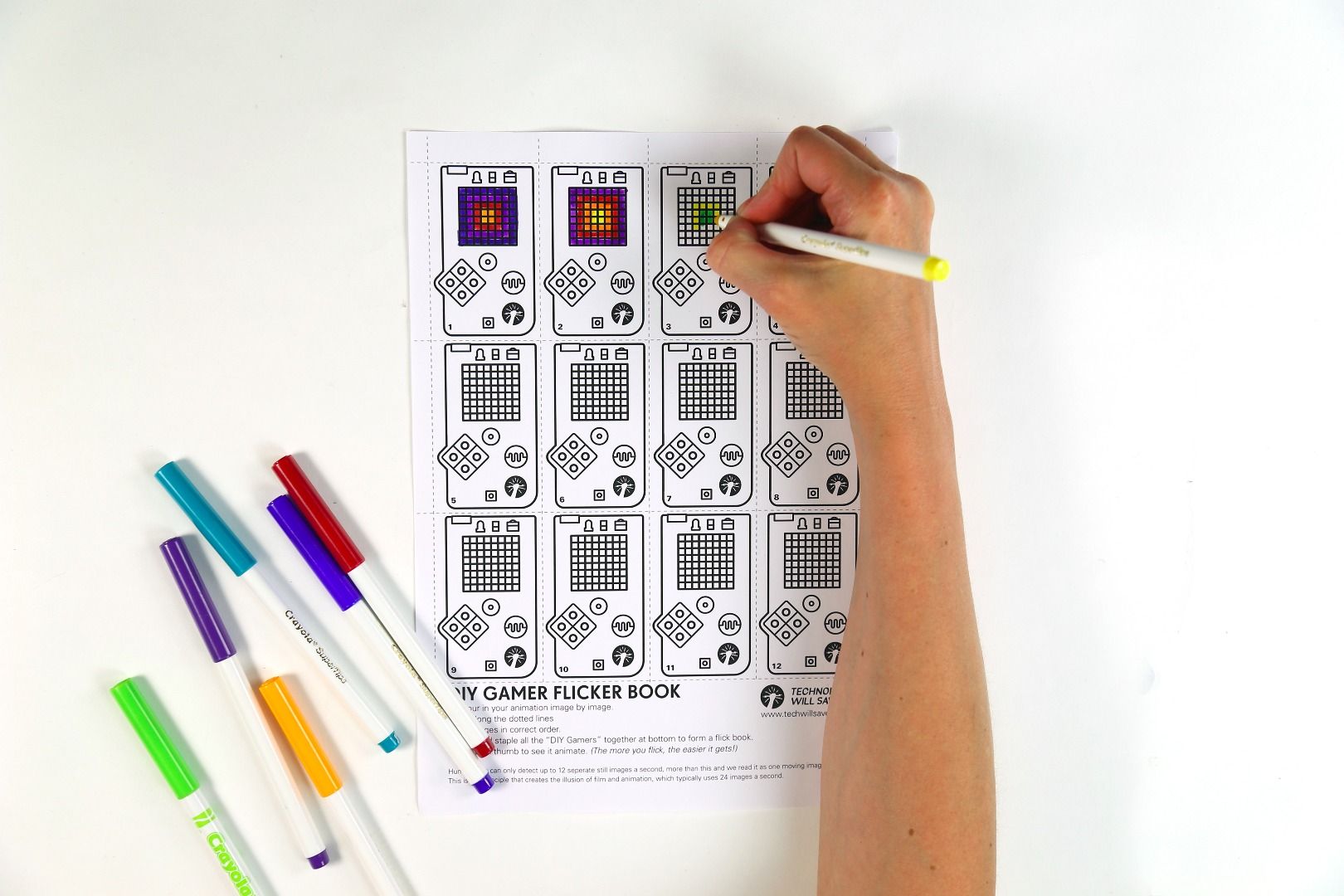 DIY Gamer Flicker Book : 8 Steps (with Pictures) - Instructables