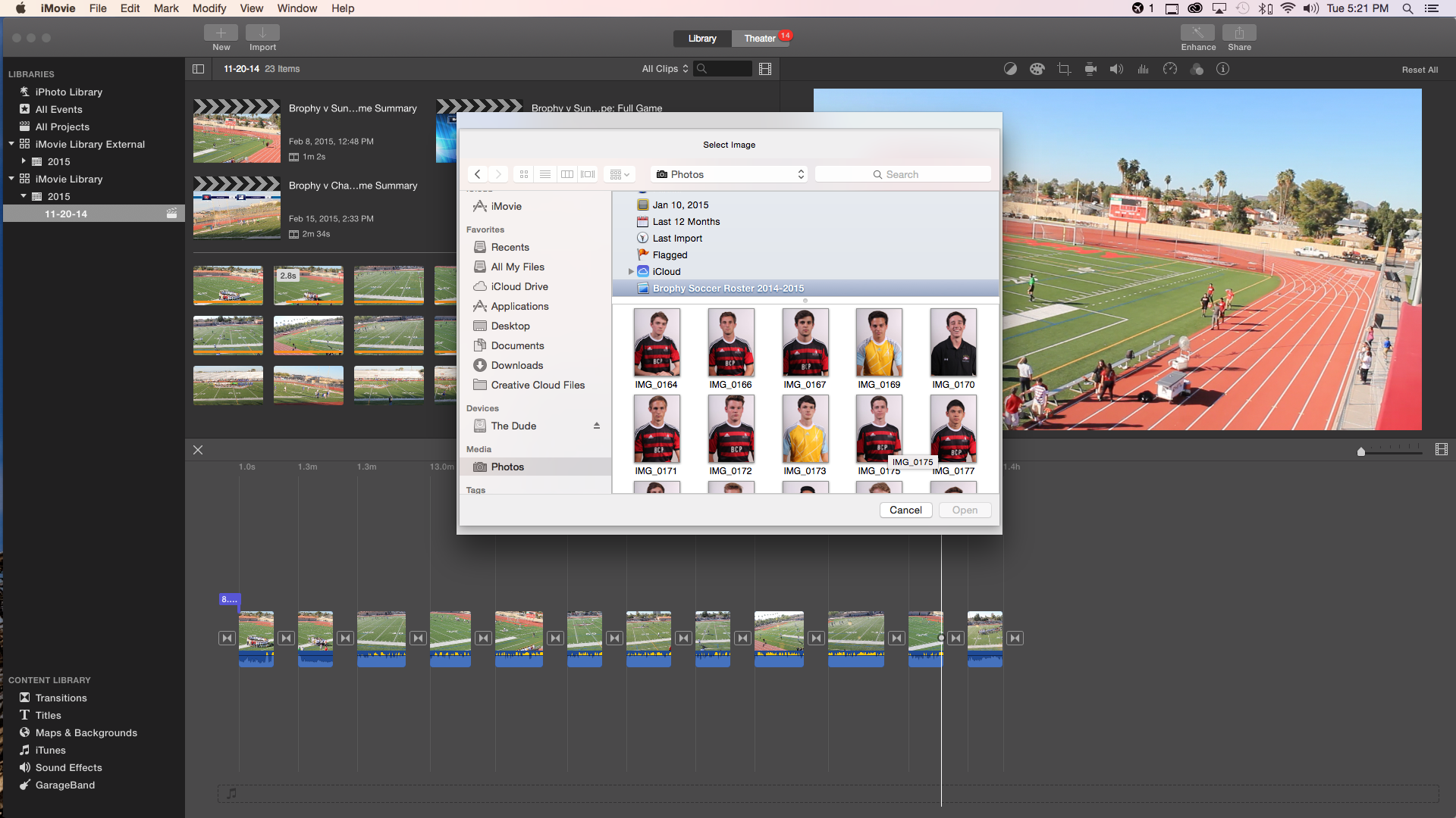 How to Make Highlight Videos Using the Sports Editor in IMovie : 8 ...