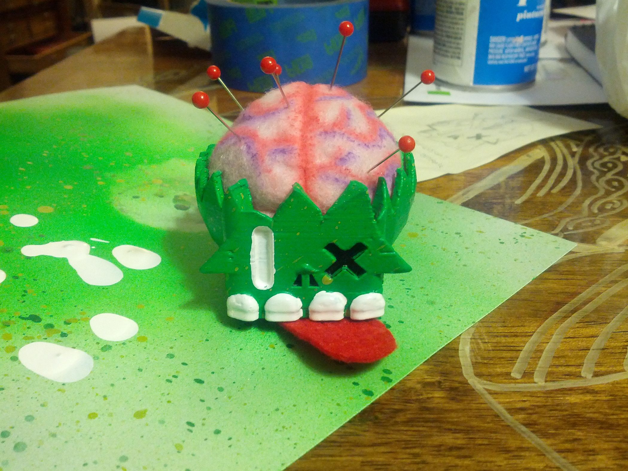The Zombie Pin Cushion : 8 Steps (with Pictures) - Instructables