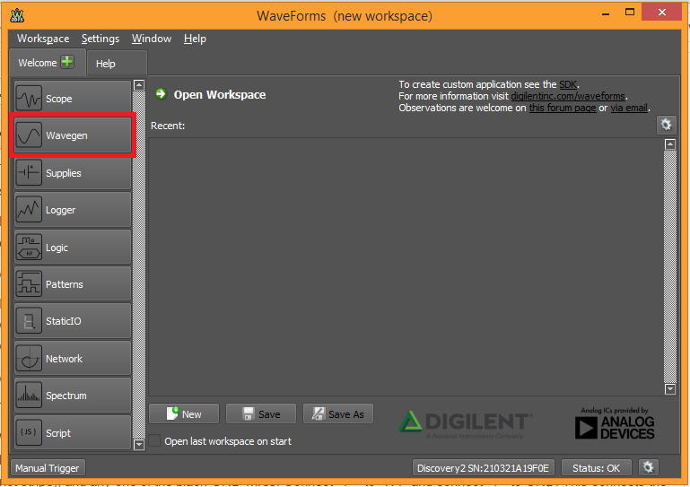 Using the Spectrum Analyzer With the Analog Discovery 2 : 4 Steps ...