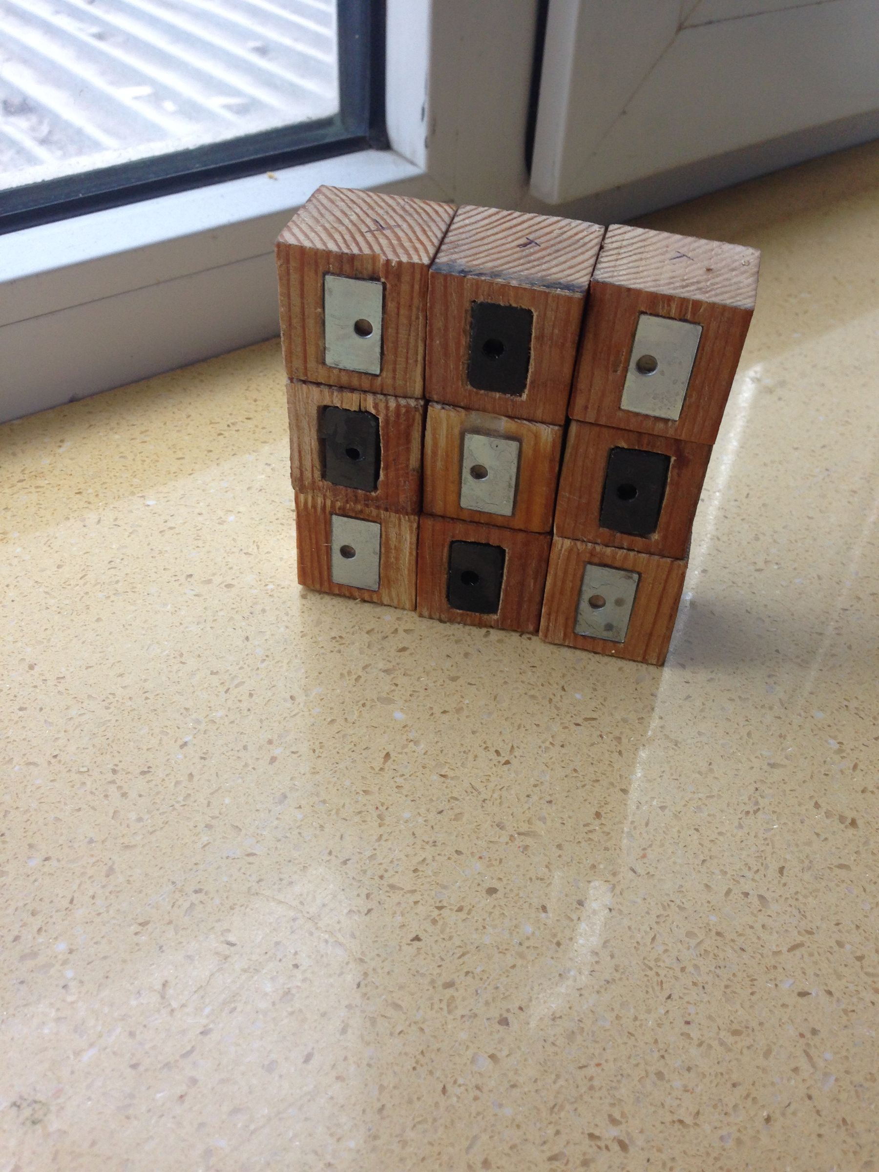 Magnetic, Wooden, Puzzle Photo Block. : 4 Steps (with Pictures ...