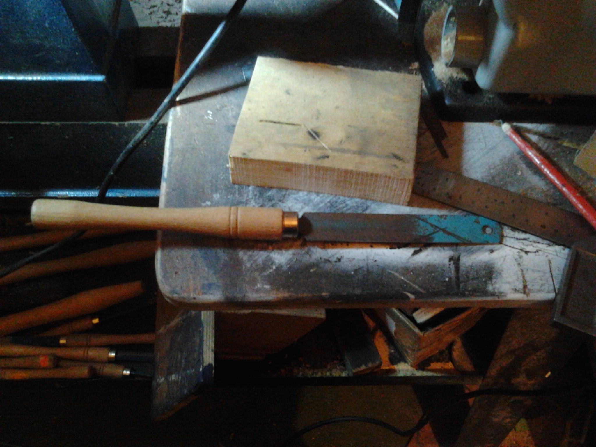 Wood Turning Parting Tool From a Power Hacksaw Blade, + Optional Old ...