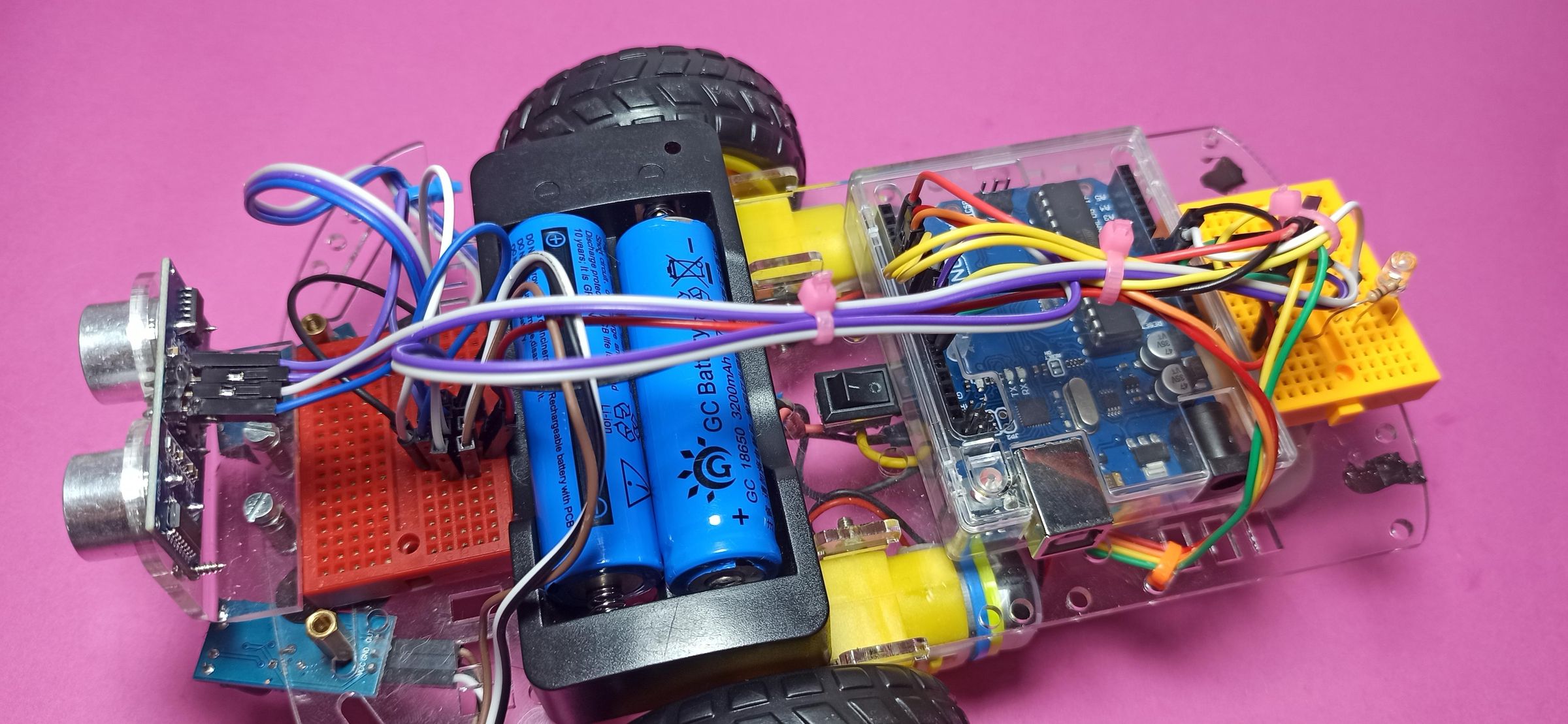 How to Make a Robot That Avoids Obstacles and Line Follower : 4 Steps ...