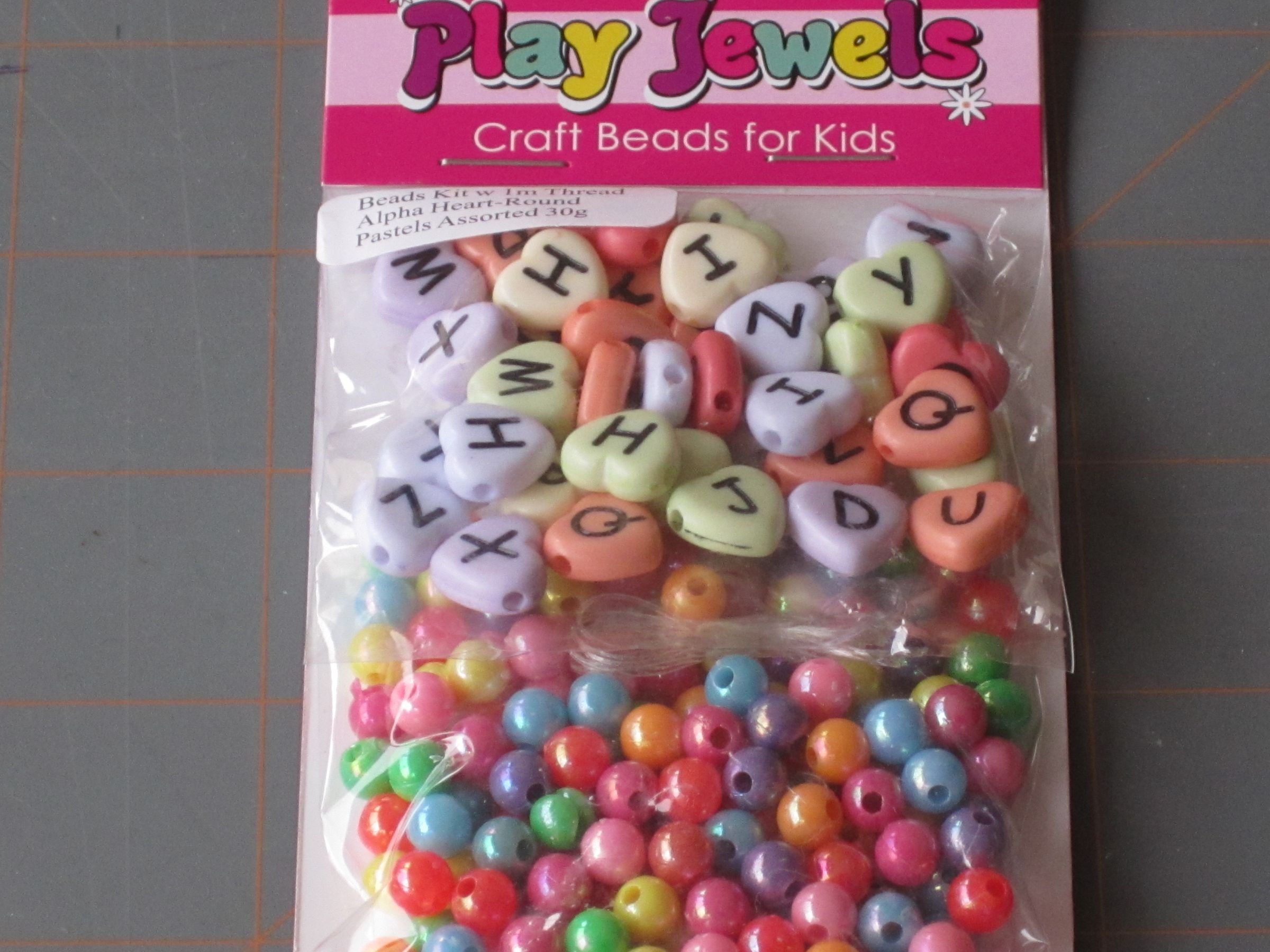 ABC Necklace and Bracelet for Children : 7 Steps - Instructables