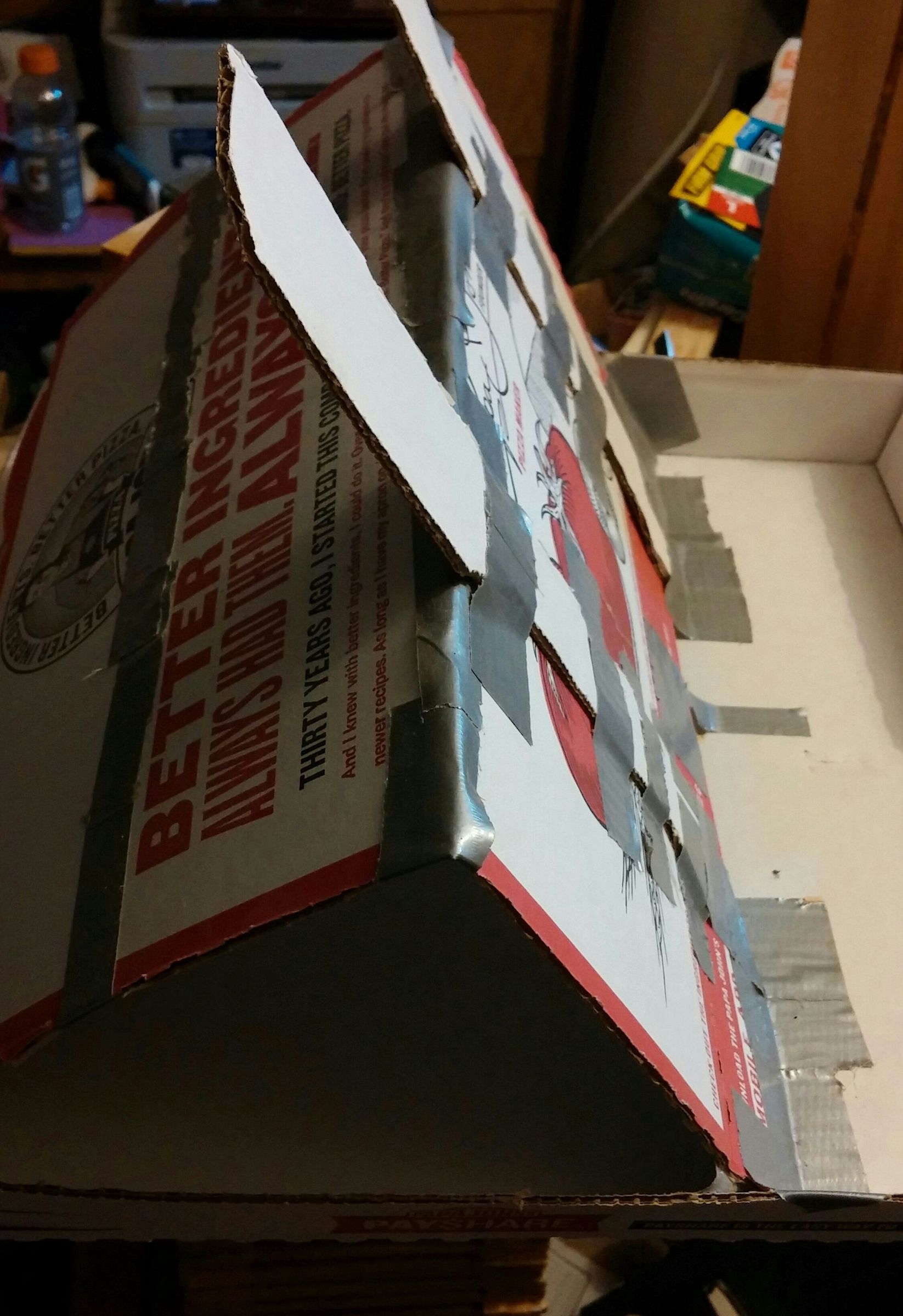 Pizza Box Document Holder : 3 Steps (with Pictures) - Instructables