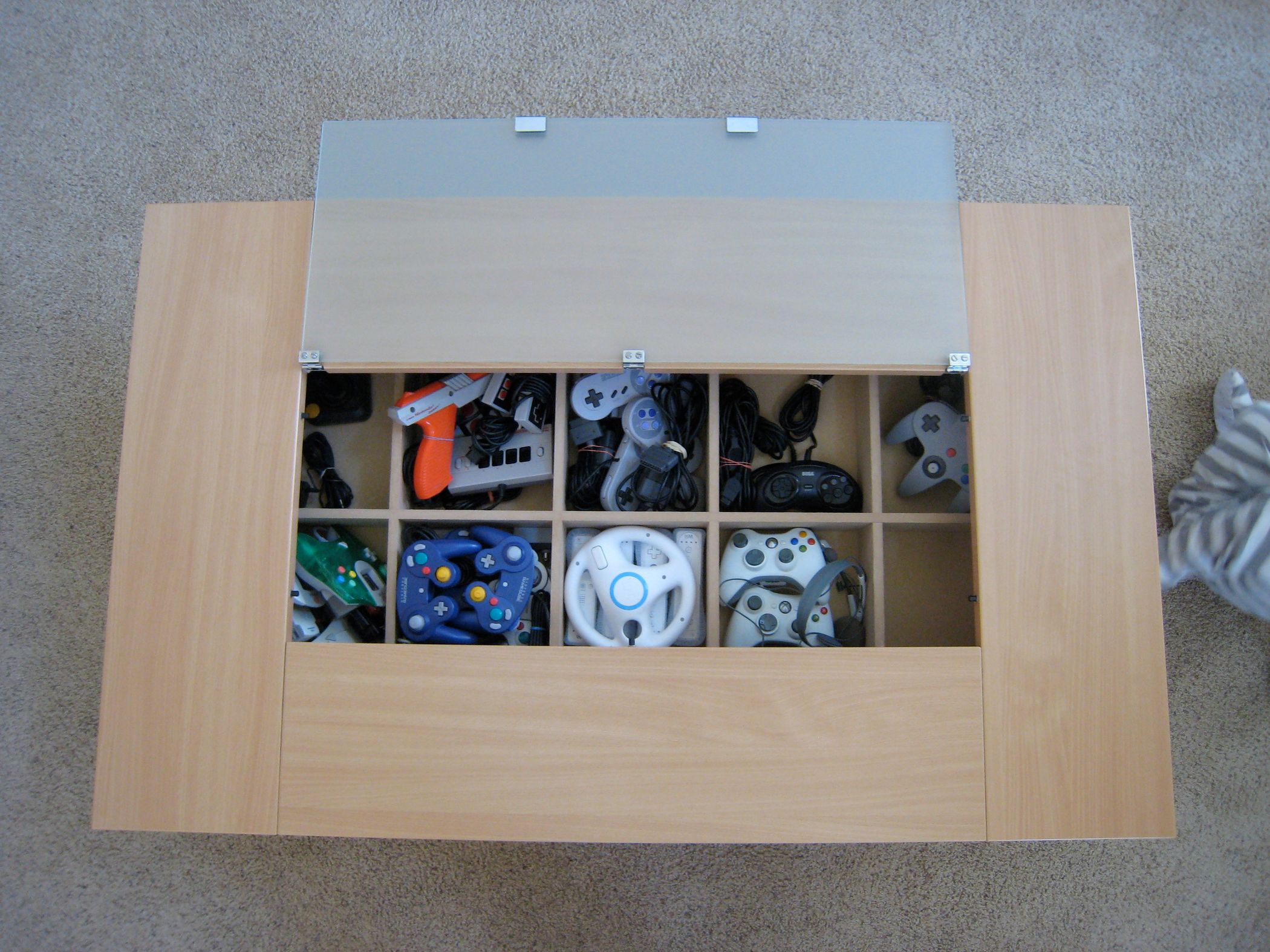Aesthetically Pleasing Gaming Coffee Table : 8 Steps (with Pictures ...