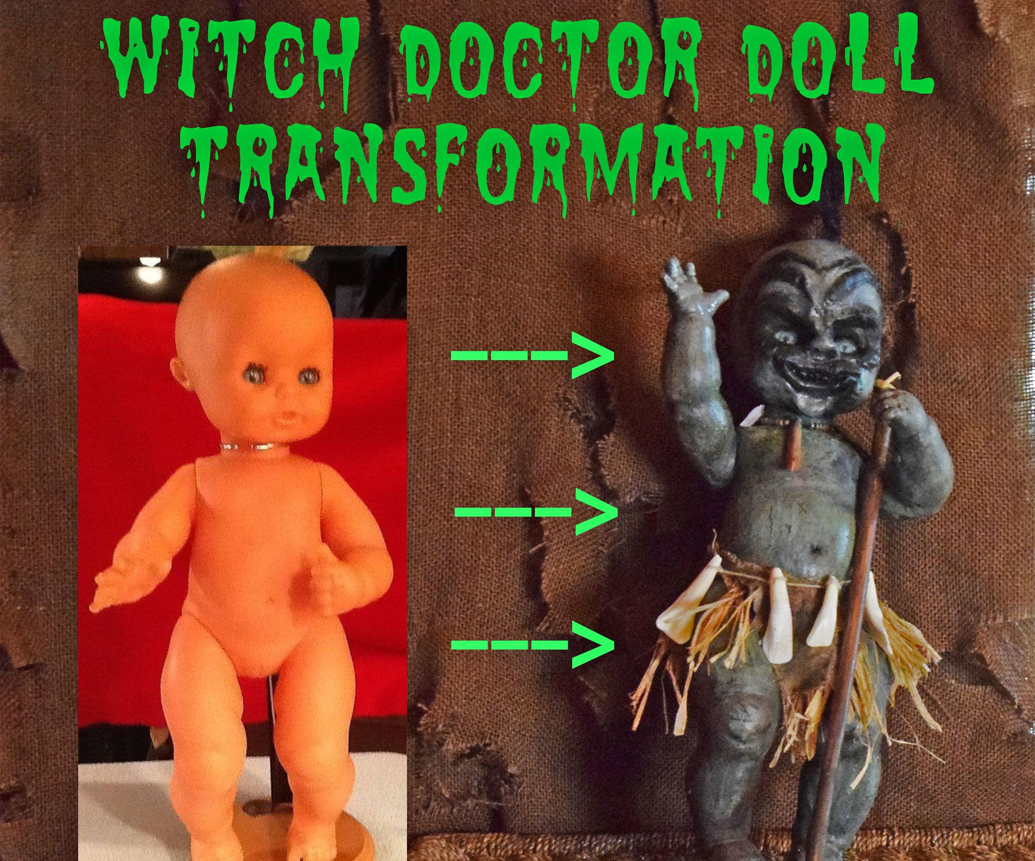 Scary Witch Doctor Doll : 6 Steps - Instructables