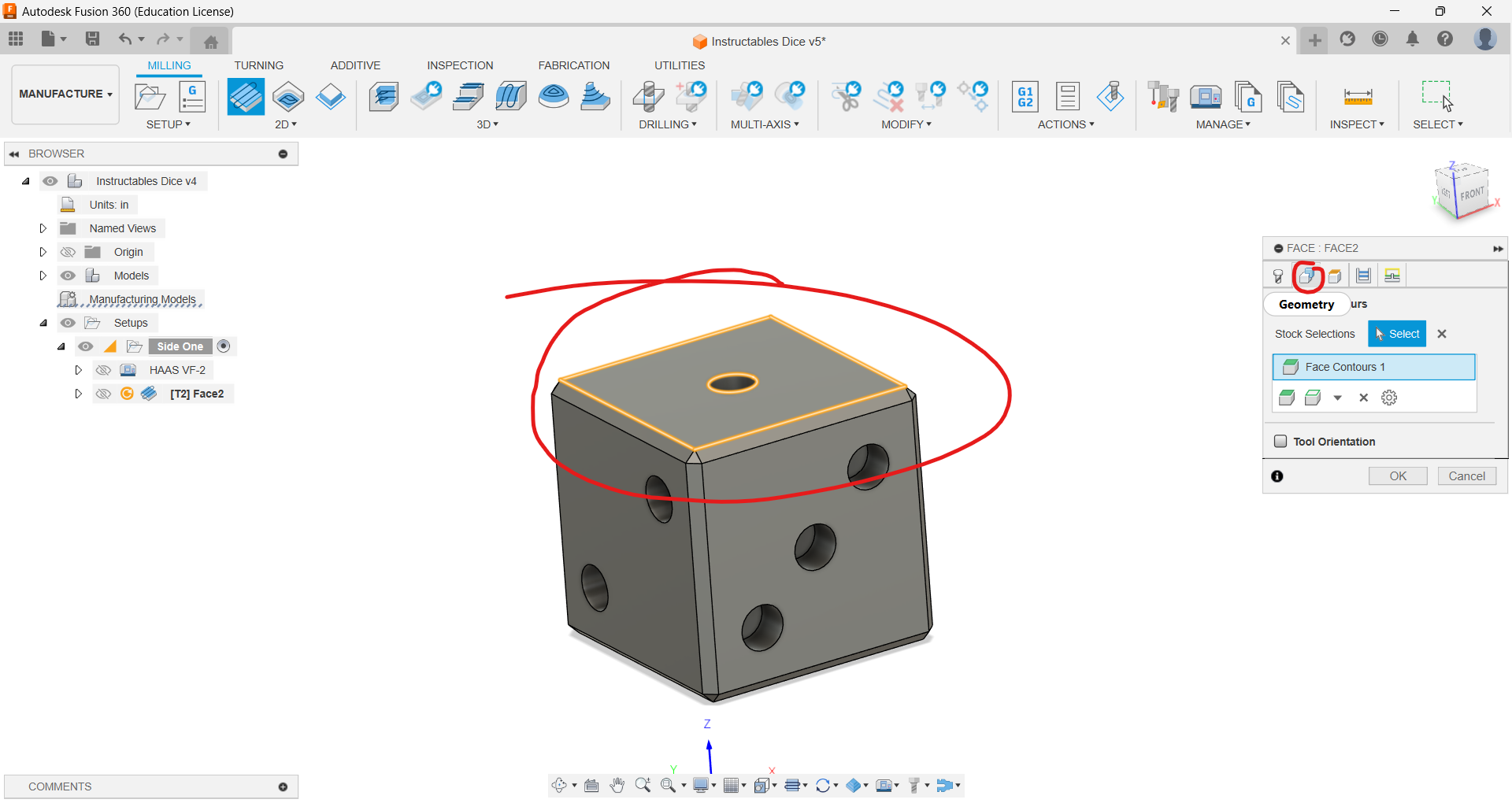 CAM Basics - Machine a Dice! : 10 Steps - Instructables