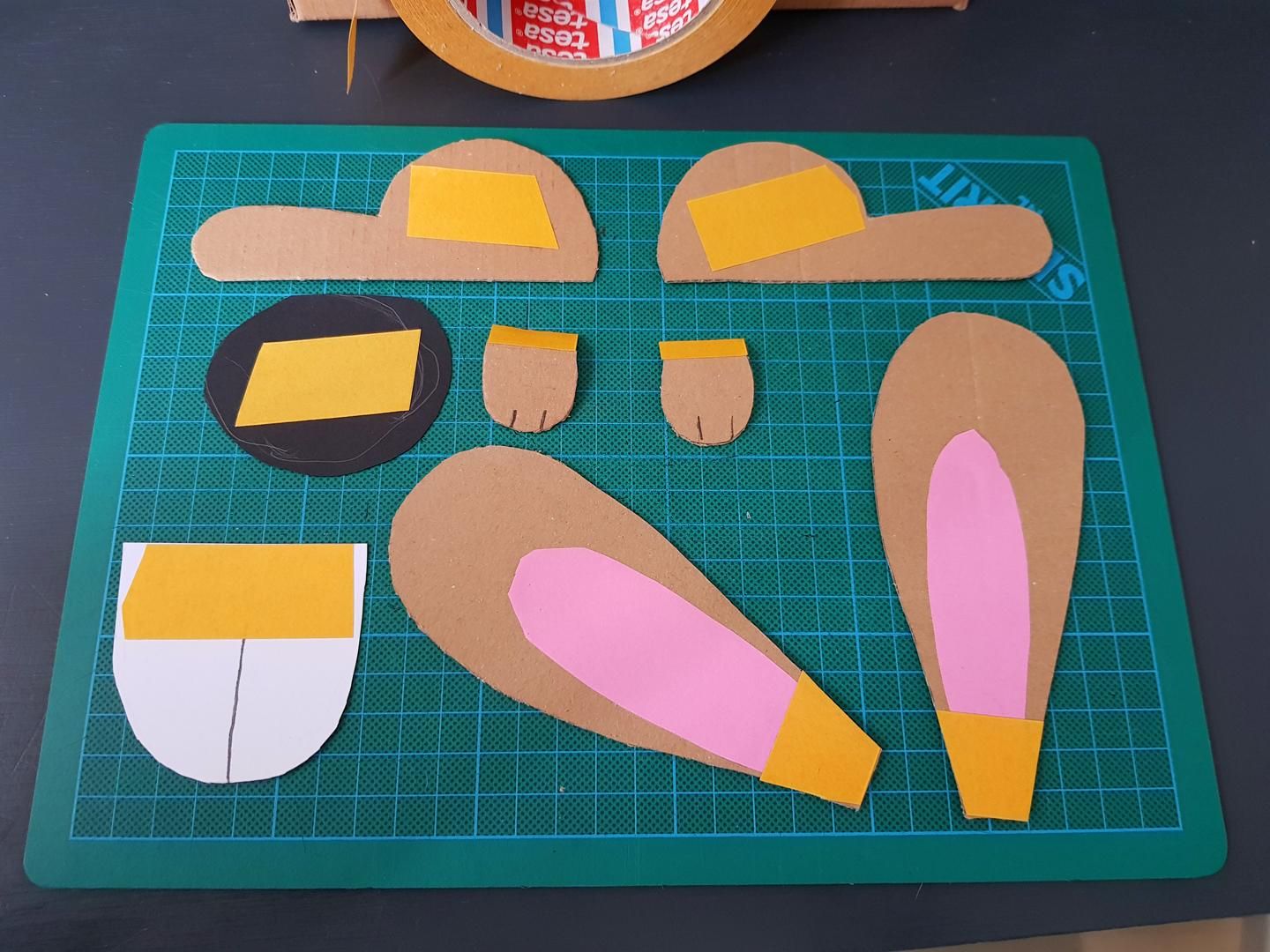 Shoebox Easter Bunny (breakfast / Gift Package) : 5 Steps (with ...