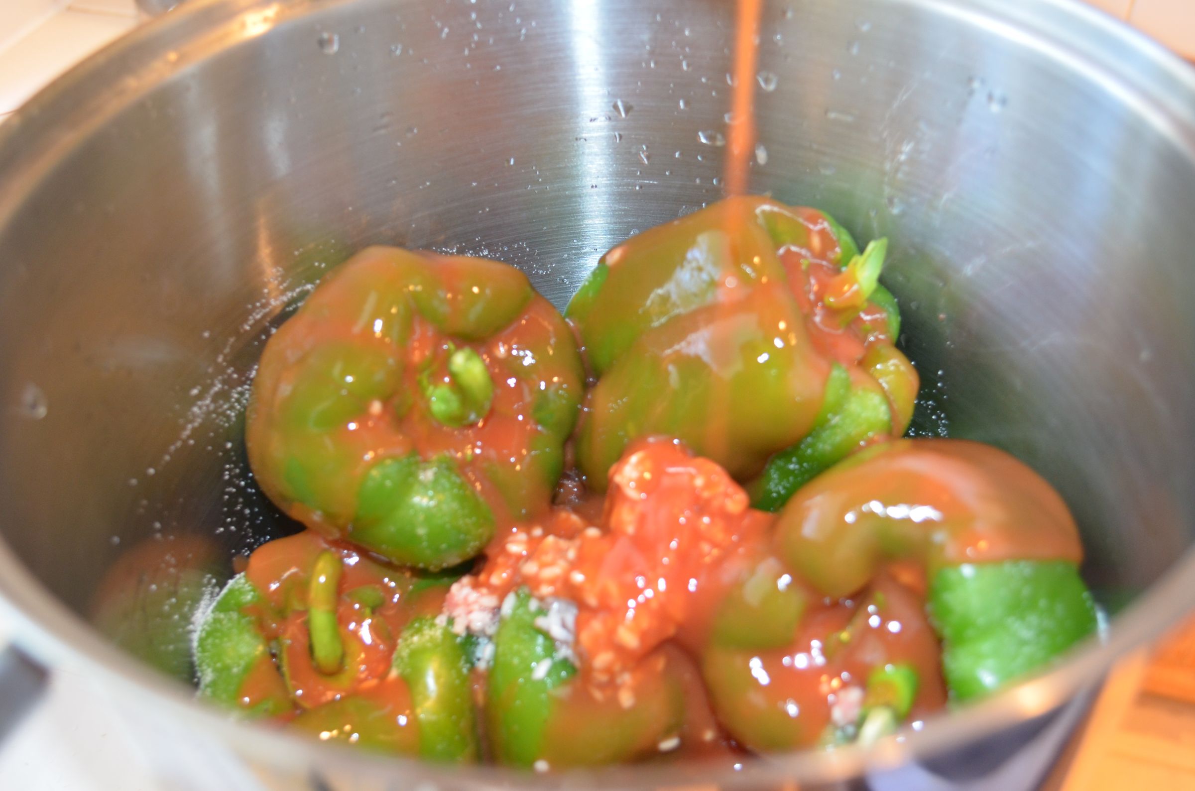 Pimentones Rellenos ( Stuffed Bell Pepper) : 4 Steps (with Pictures ...