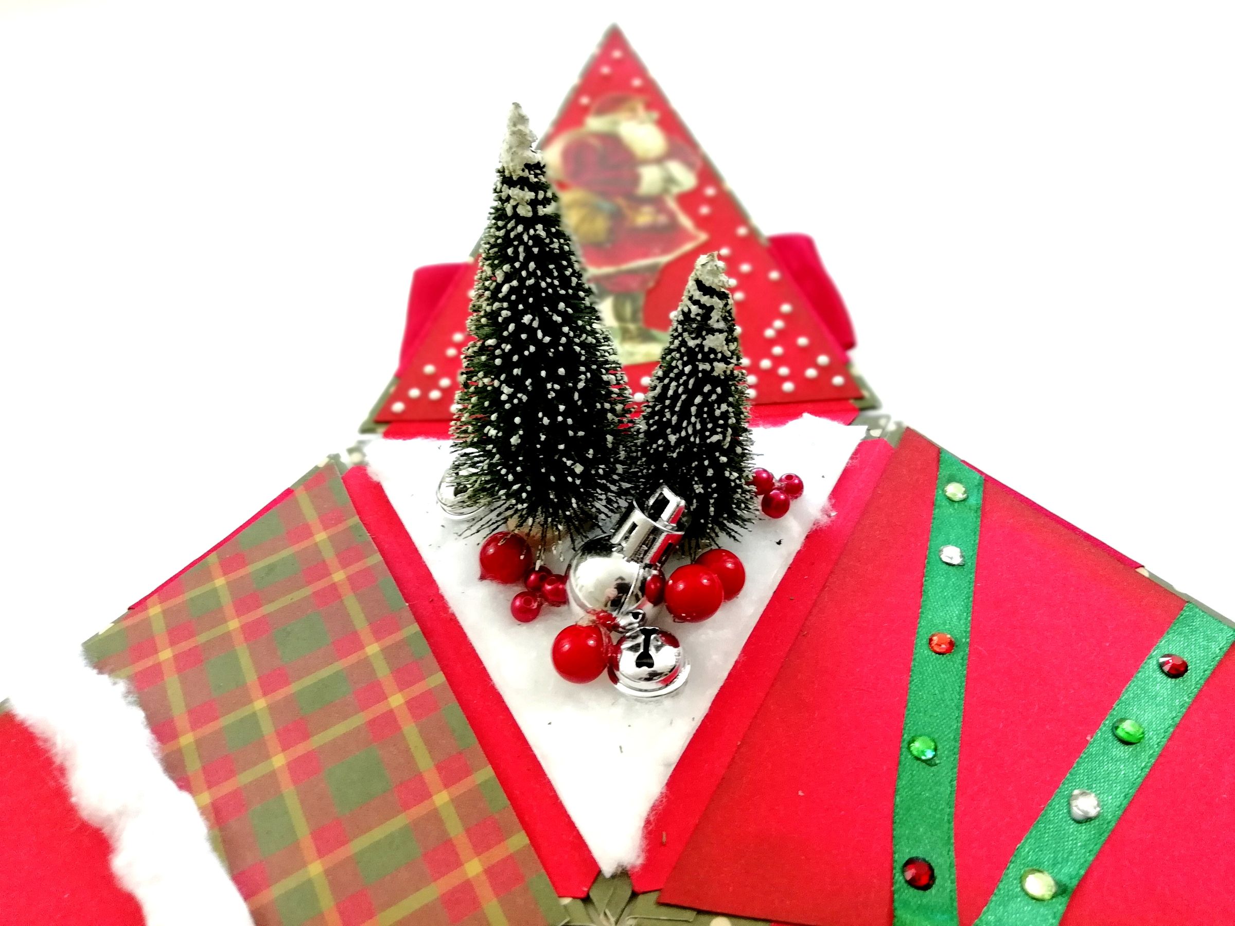 Christmas Tree Explosion Box | Christmas Card 2018 : 12 Steps (with ...