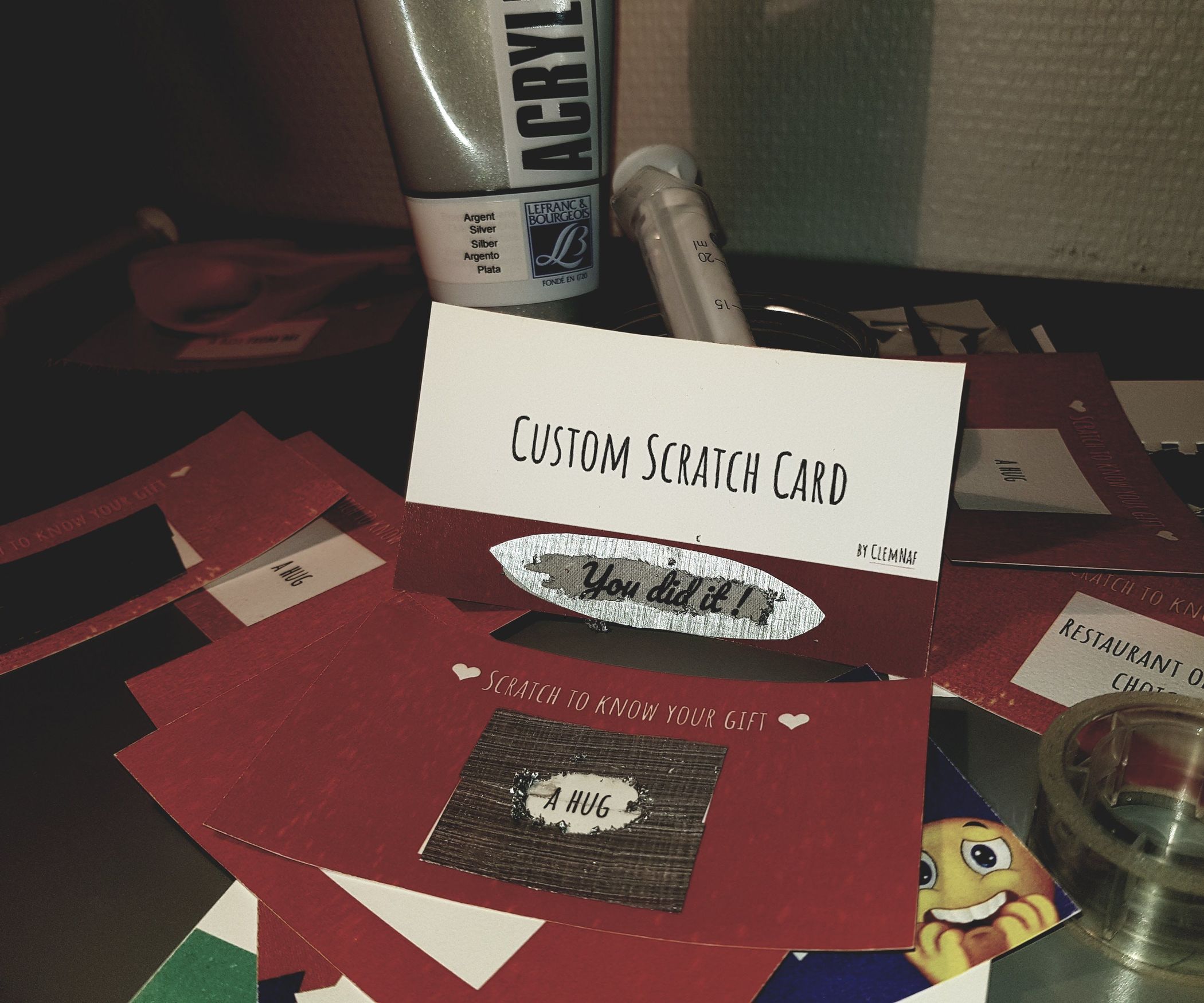 Custom Scratch Card : 8 Steps - Instructables