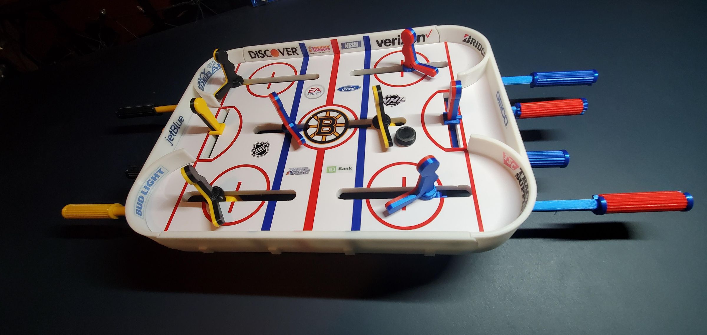 Mini Table Hockey 100% 3D Printable : 4 Steps (with Pictures ...