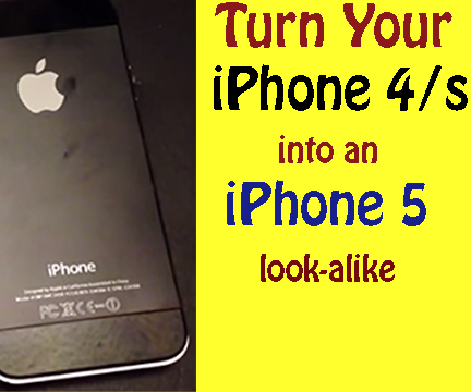 Evolution: Turn a IPhone 4/s to a 5 Look-alike! : 3 Steps - Instructables