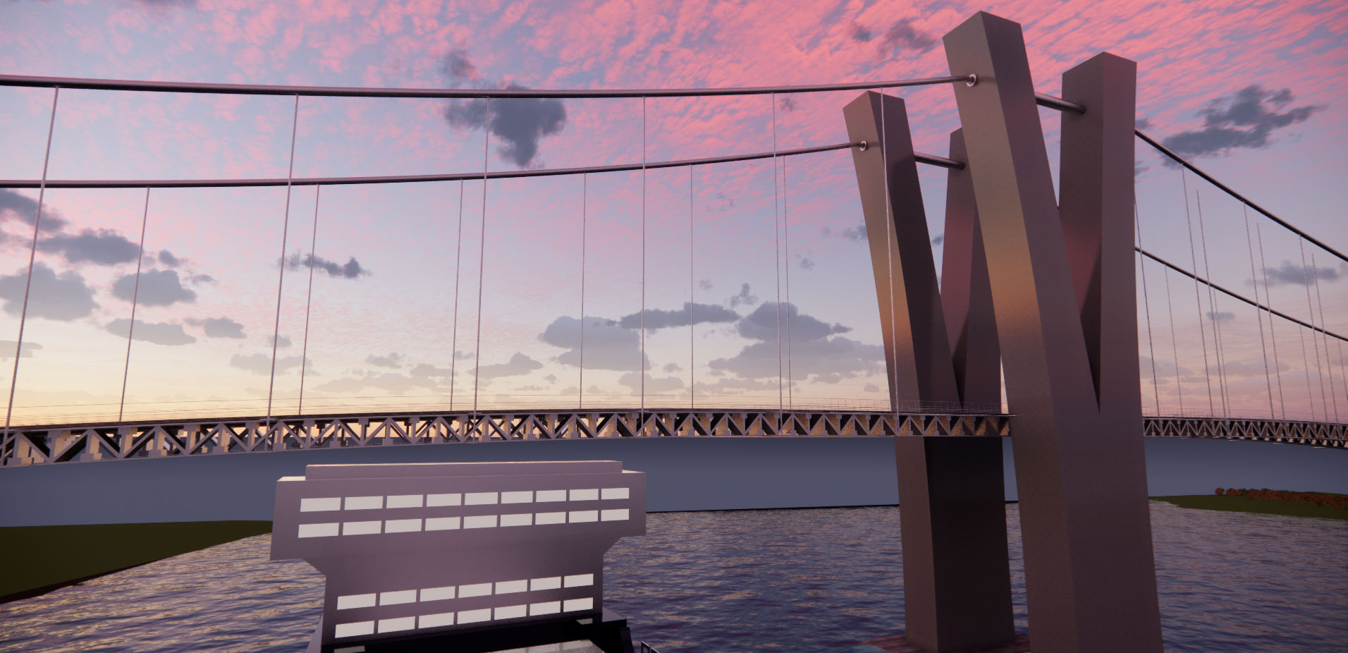 The Victory Bridge (Suspension Pedestrian Bridge Made in Revit) : 8 ...