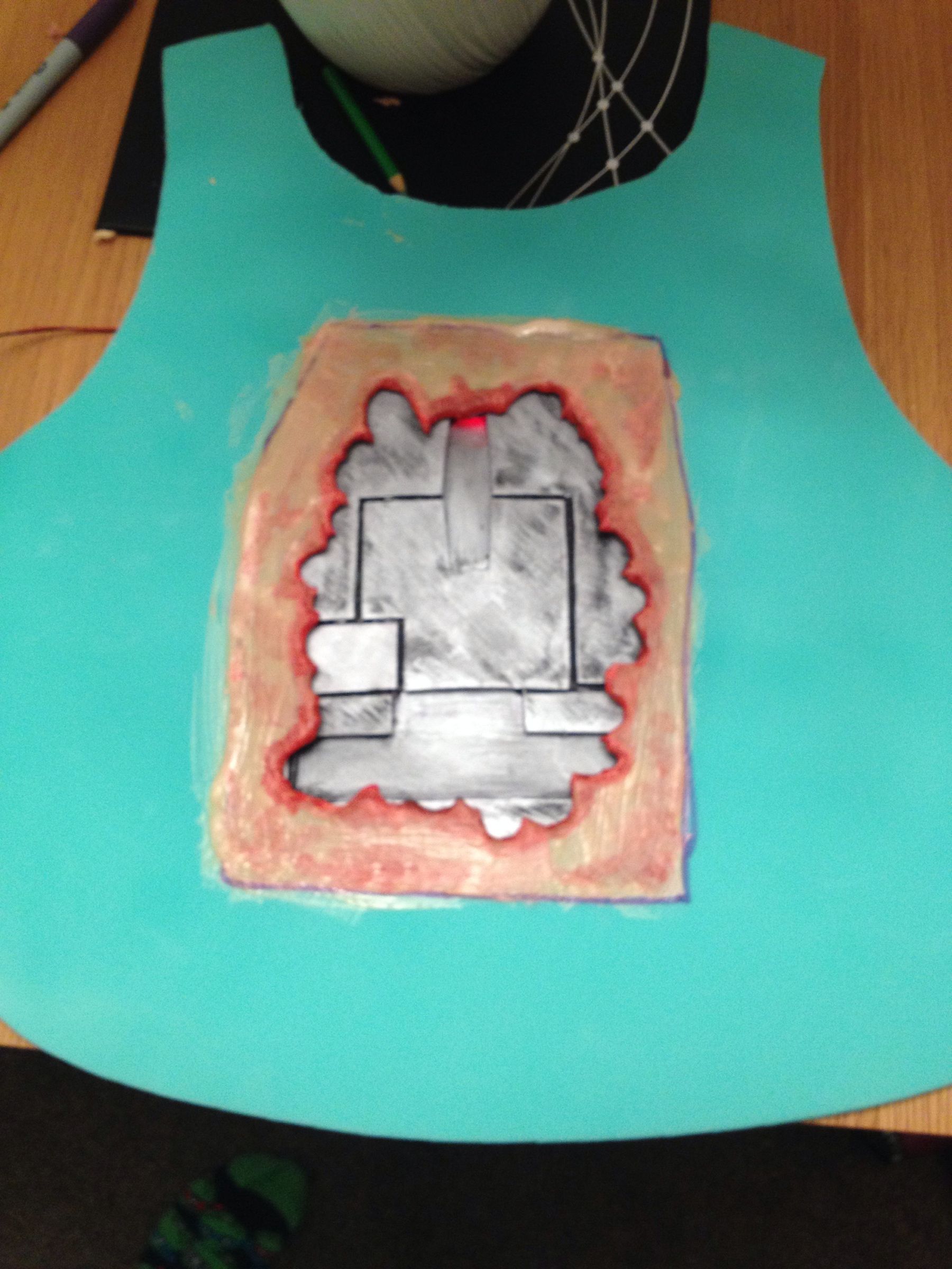 Terminator Flesh Chest Wound : 4 Steps (with Pictures) - Instructables