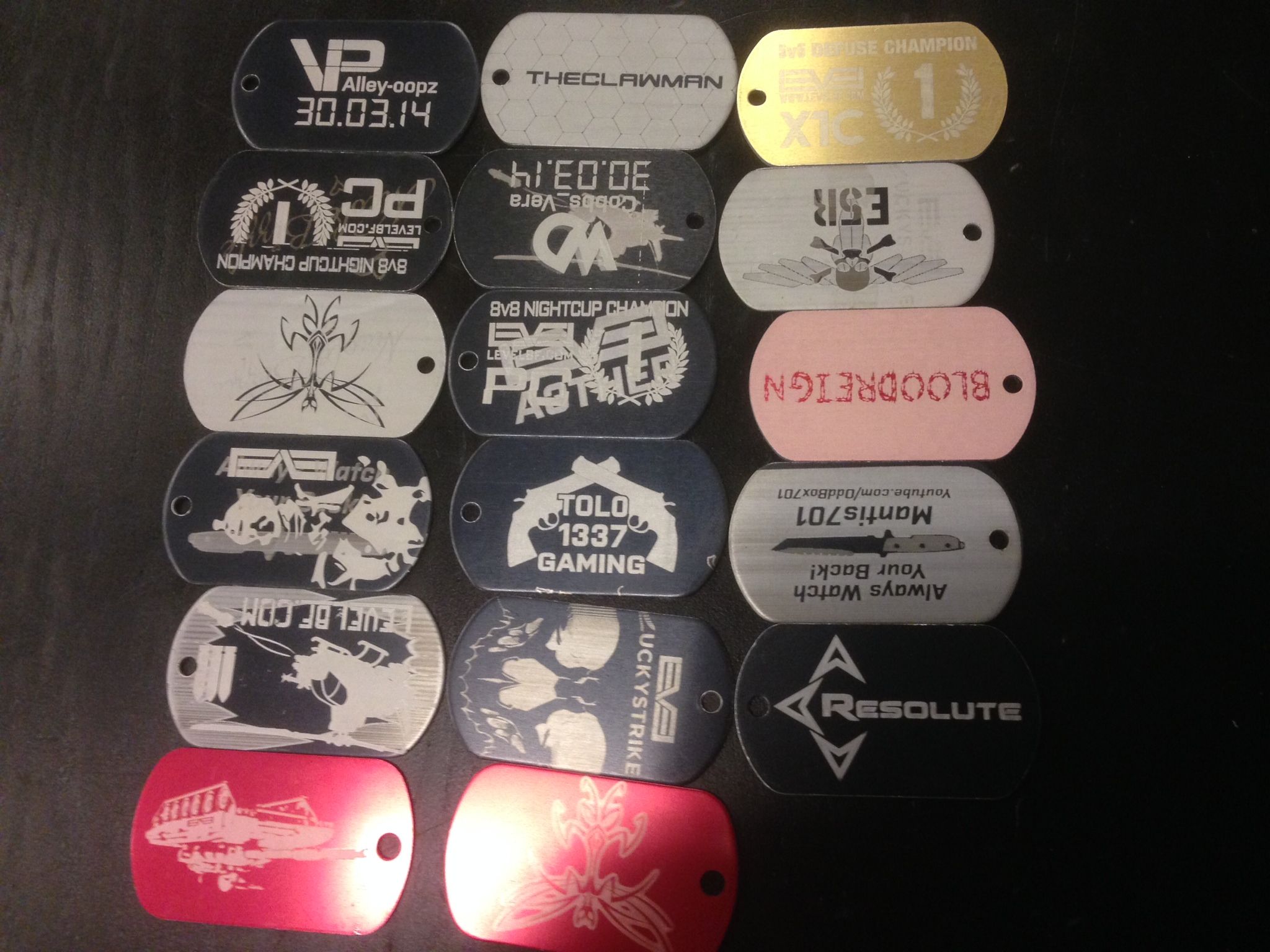 ==Made @ Techshop== Up-cycle Flub-ups Into Trophy Tags! : 4 Steps (with ...