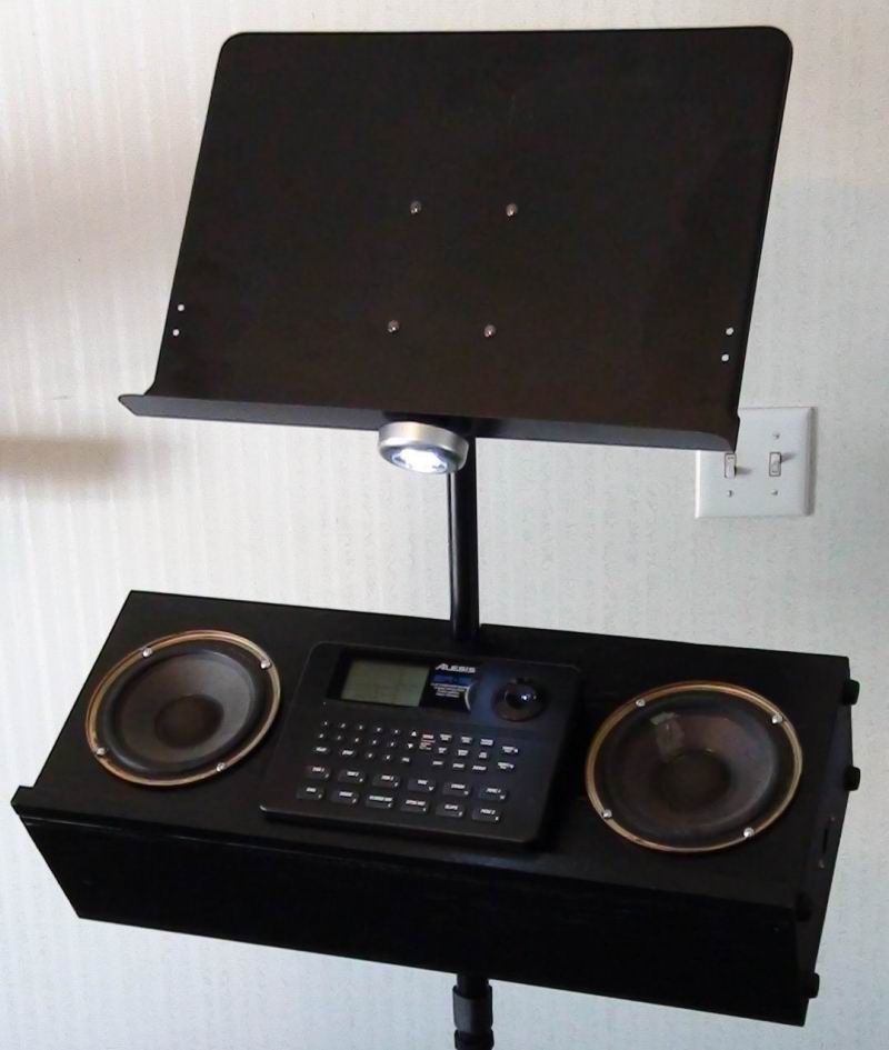 Music Stand PA Monitor Speaker & Shelf - Instructables