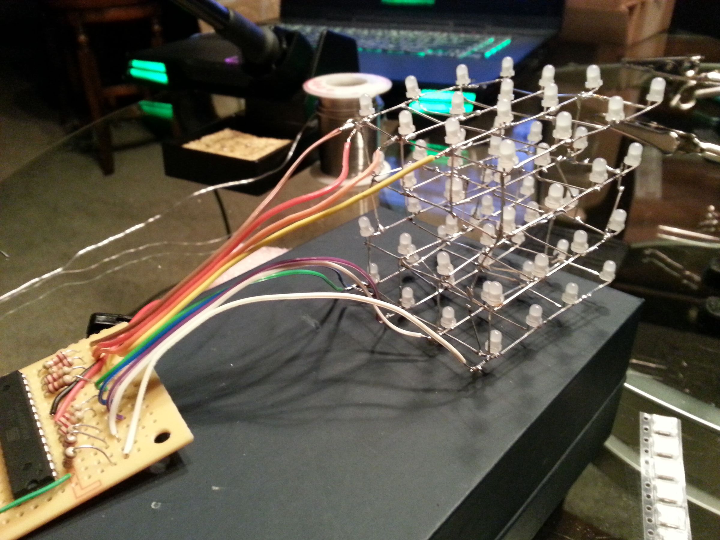 4x4x4 LED Cube With Charlieplexing : 6 Steps (with Pictures) - Instructables