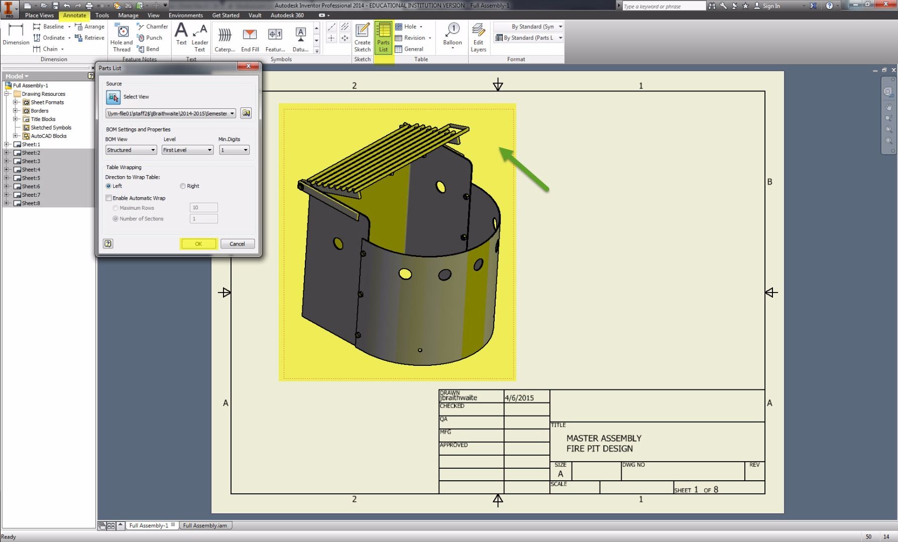 Final Project Step 6 Drawing Annotations and Details : 11 Steps ...